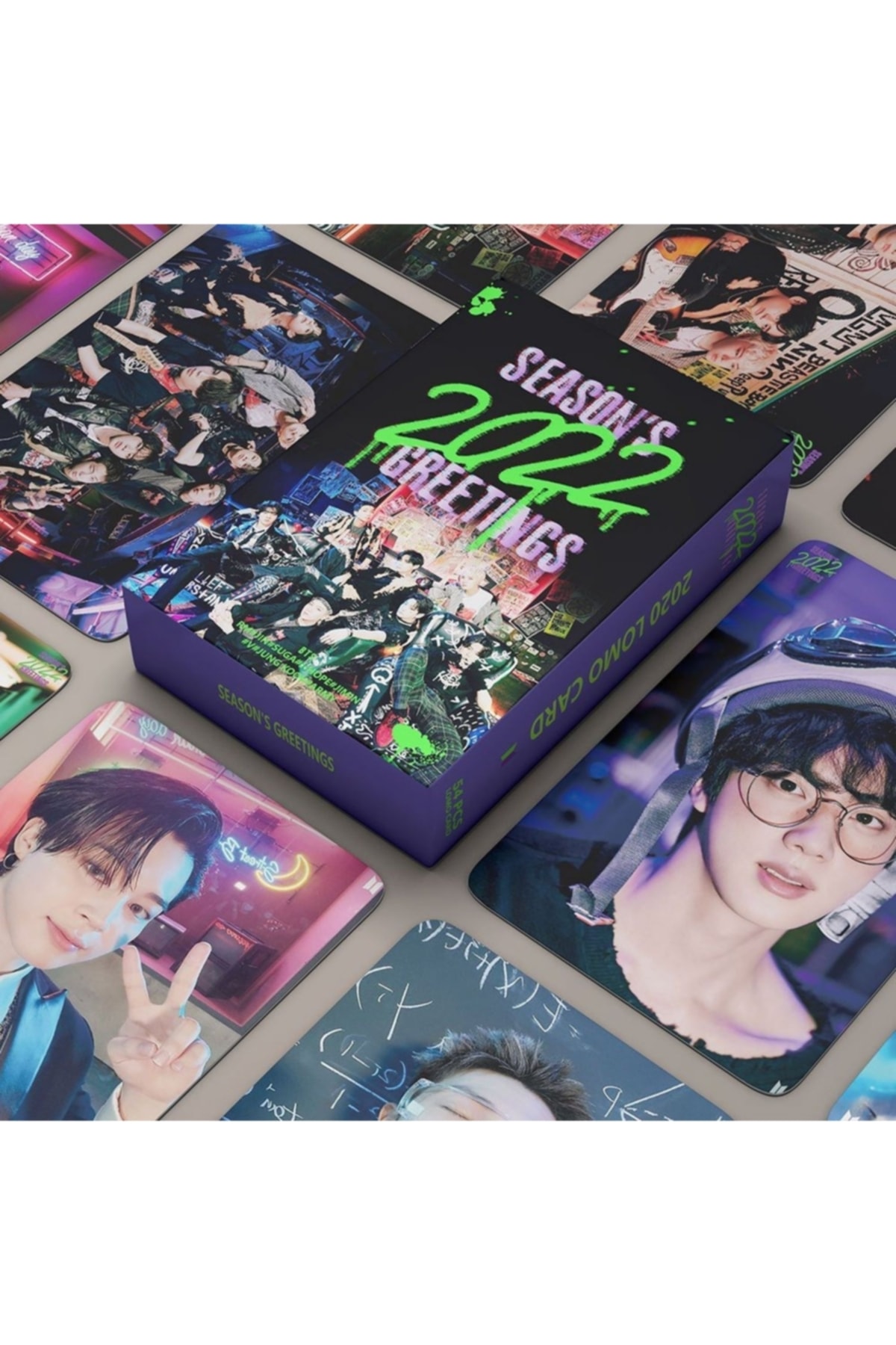 Kpop Dünyasi Bts '' 2022 Season's Greetings '' Çift Yön Baskılı Lomo ...