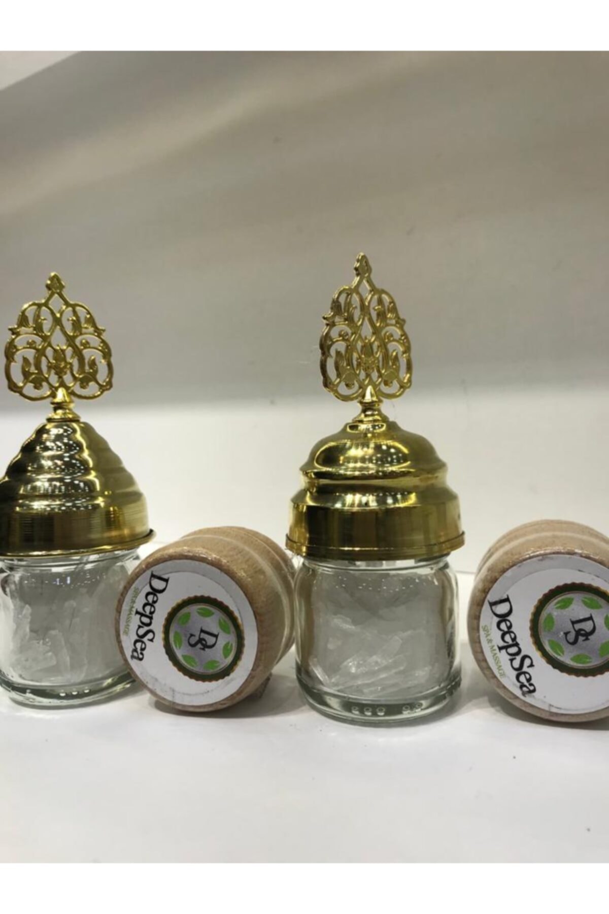 DeepSea Migren Taşı 2 Adet & Özel Şişesinde 2 Adet Kristal Mentol 10 Gr ...