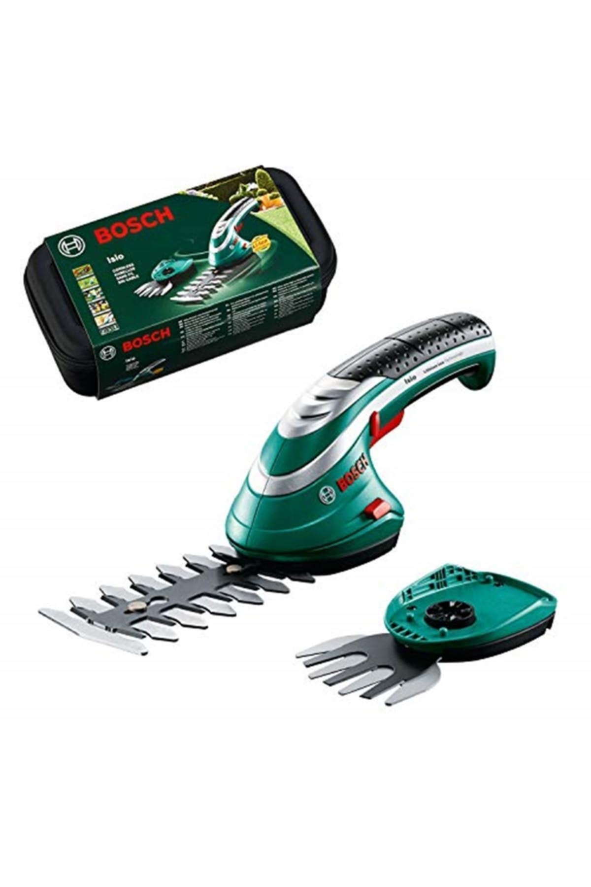 Bosch Isio 3 Akülü Çim Çit Kesme ve Topiari Makası 3.6 V + Koruma ...