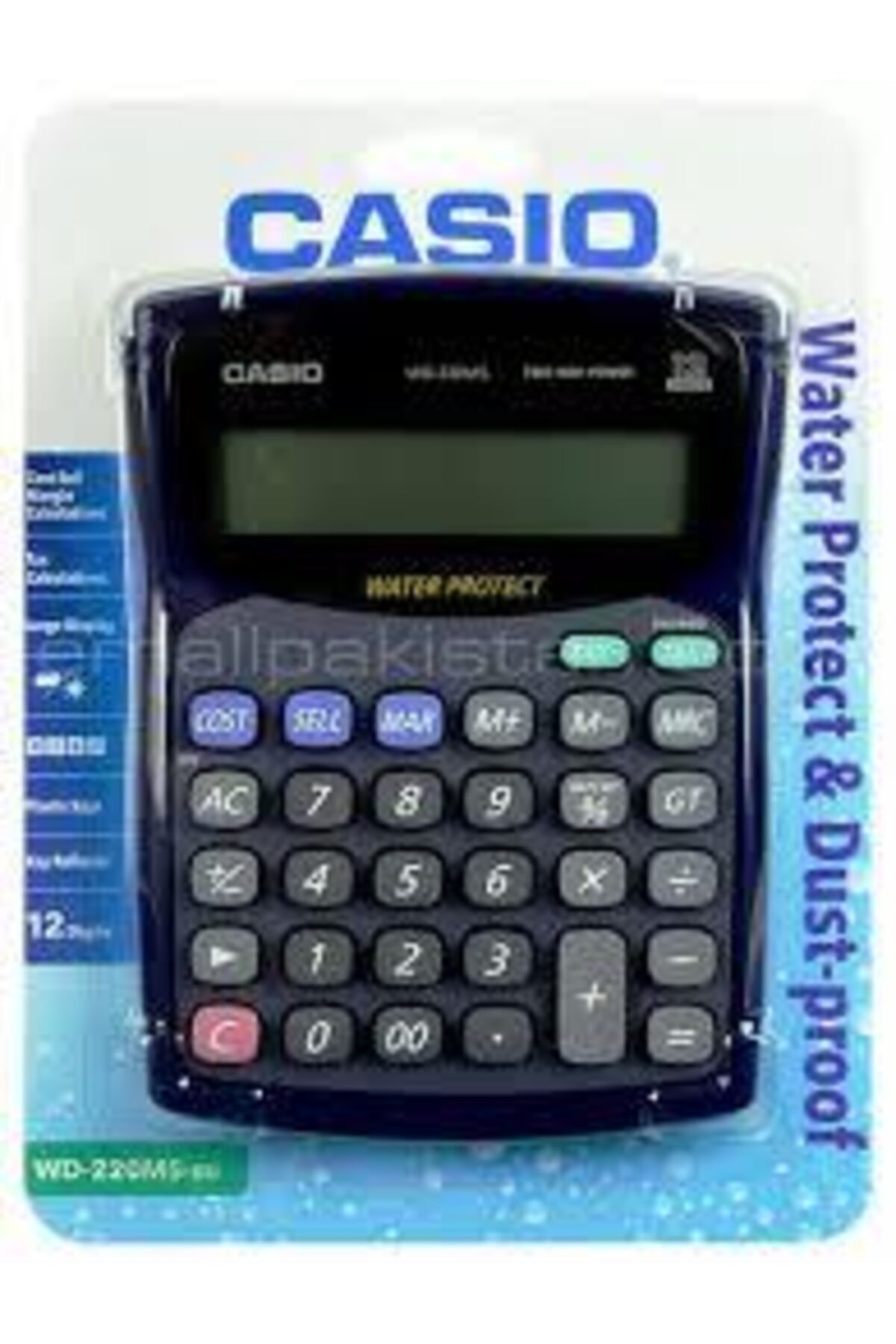 Casio Wd-220ms-bu 12 Hane Suya-toza Dayanıklı Masa Üstü Hesap Makinesi Mavi Fiyatı, Yorumları ...
