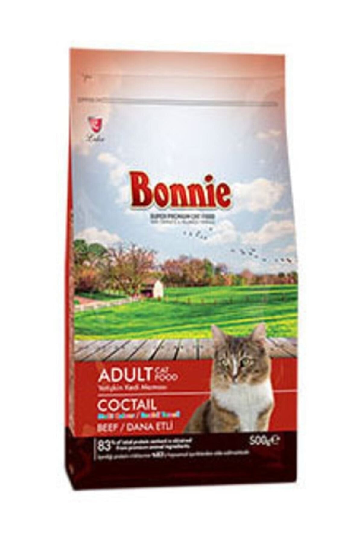 Bonnie Cat Yetişkin Multi Color (biftekli)dana Etli 500 gr X 12 ...