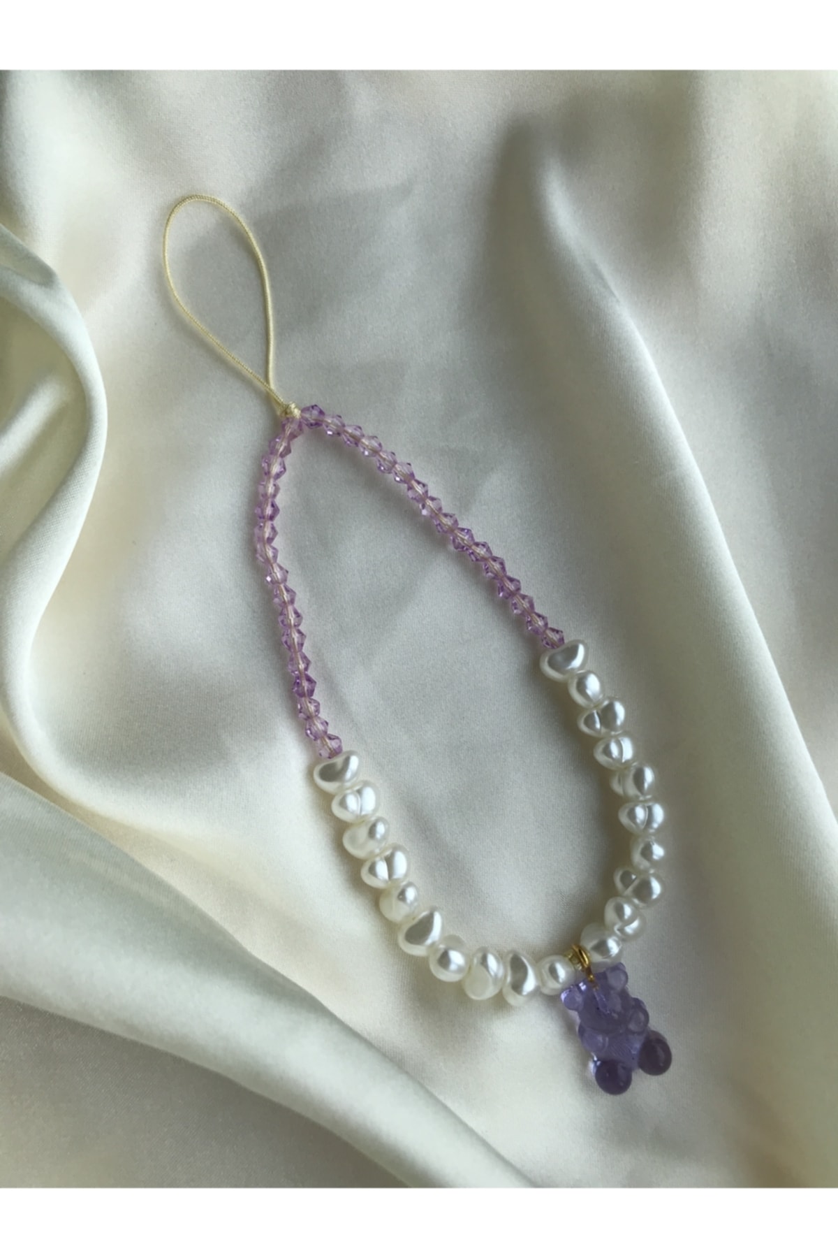 PEONY - peonyofficiall Lila Kristal, Inci Ve Lila Ayıcık Detaylı ...