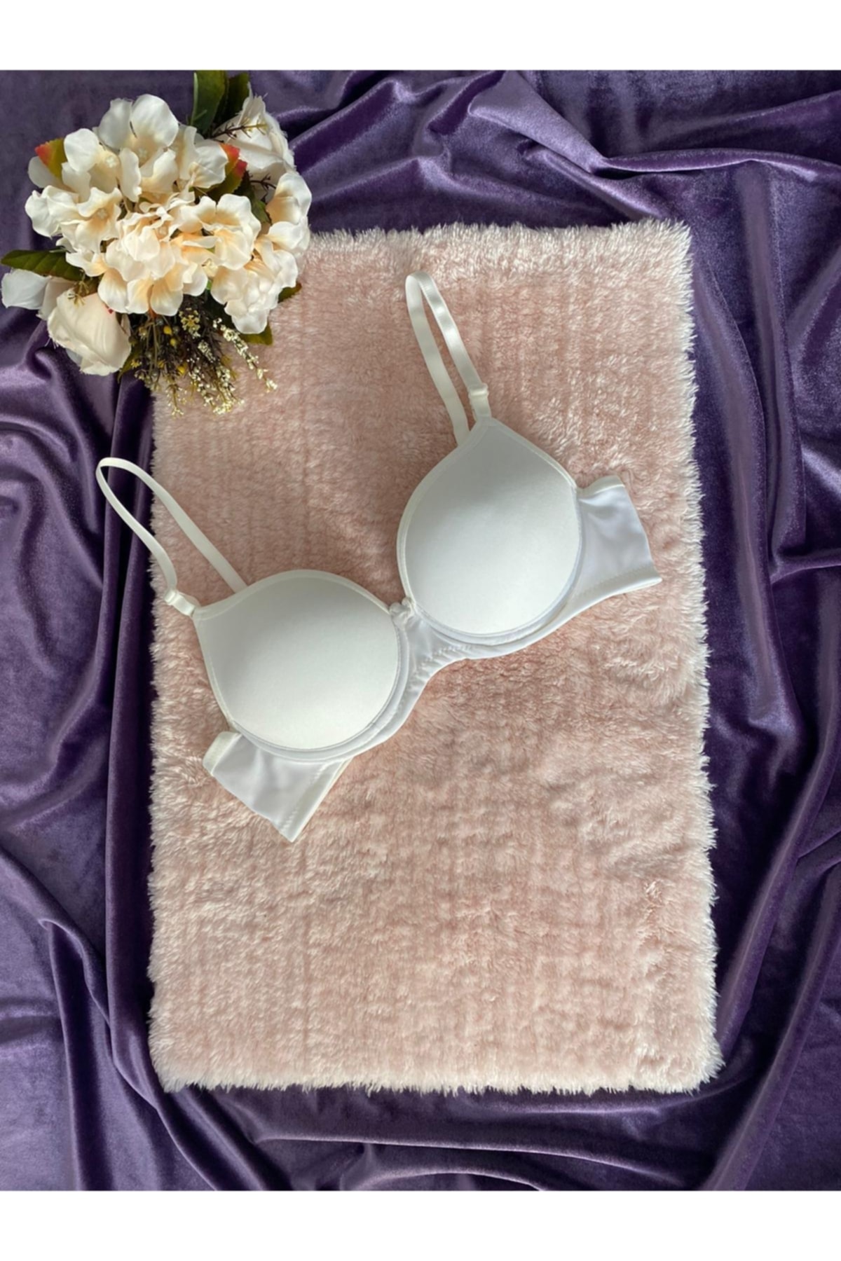 MODALADY Kadın Mikro Kumaş Dolgulu Balenli Günlük Sütyen