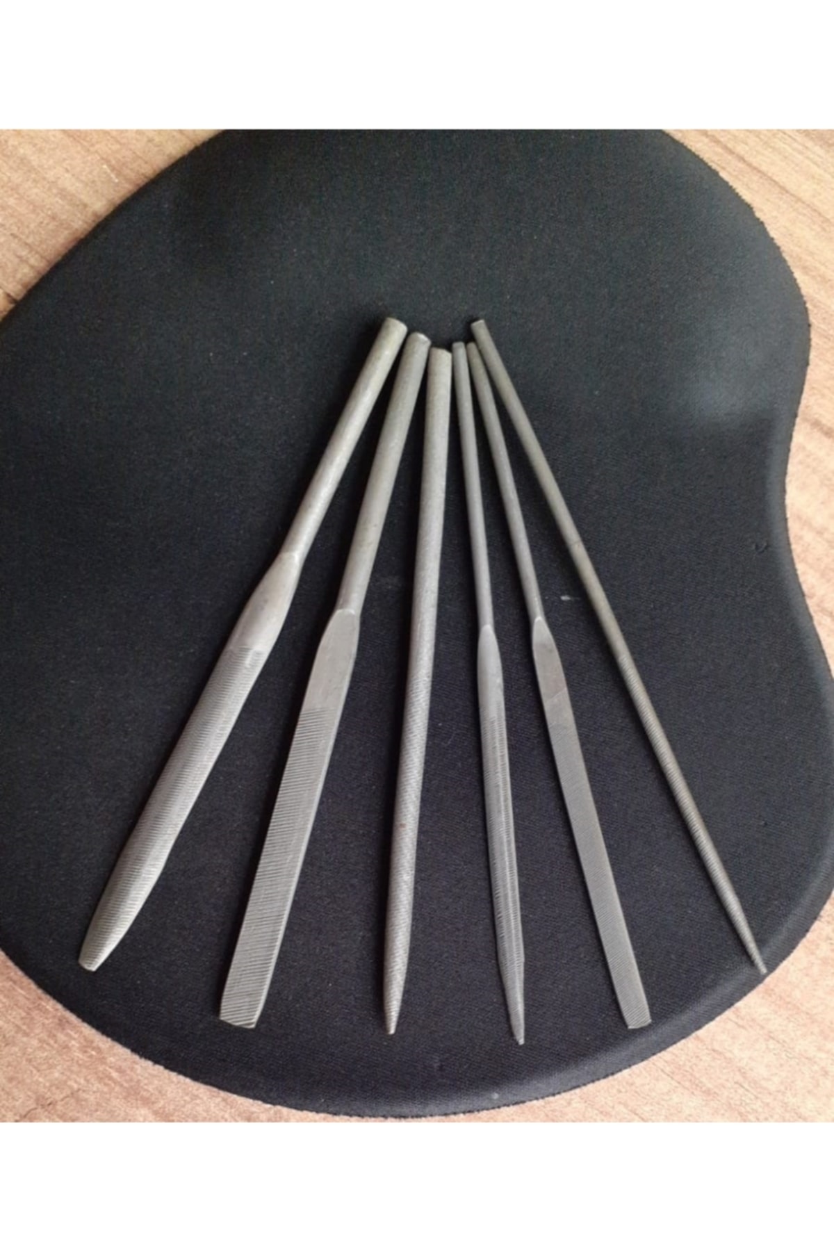 Depolife 6 Parça Eğe Takımı Balık Sırtı Düz Yuvarlak Eye Karbon Ince ...