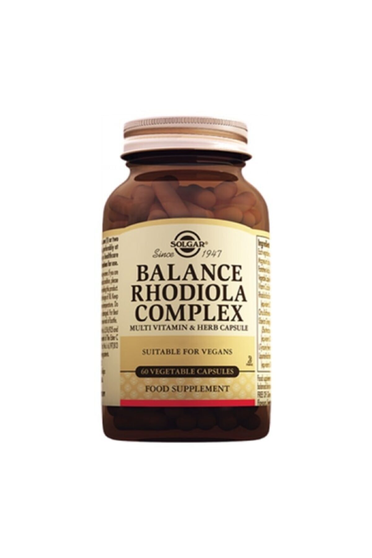 Solgar Balance Rhodiola Complex 60 Kapsül Fiyatı, Yorumları - TRENDYOL