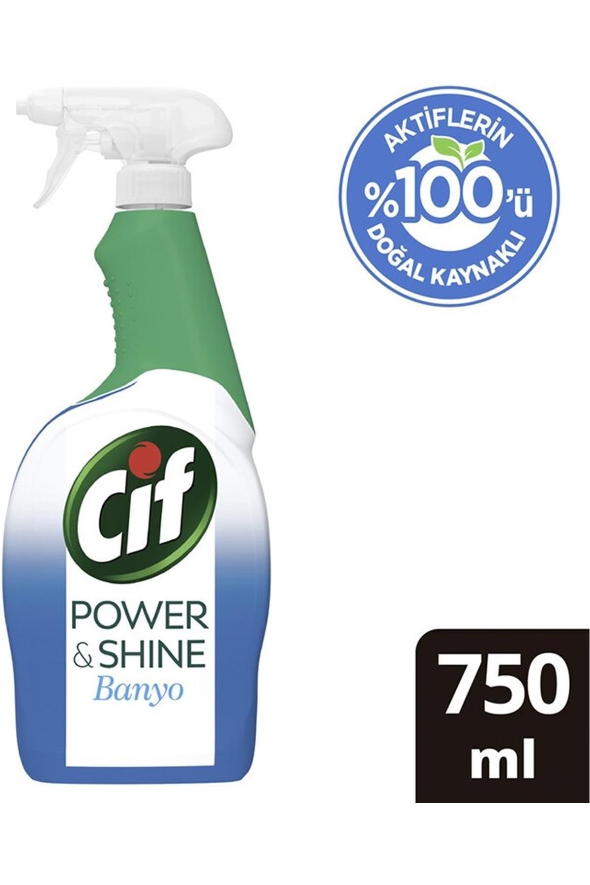 Cif Power & Shine Sprey Temizleyici Banyo Kireç Ve Sabun Kirlerini %100 ...