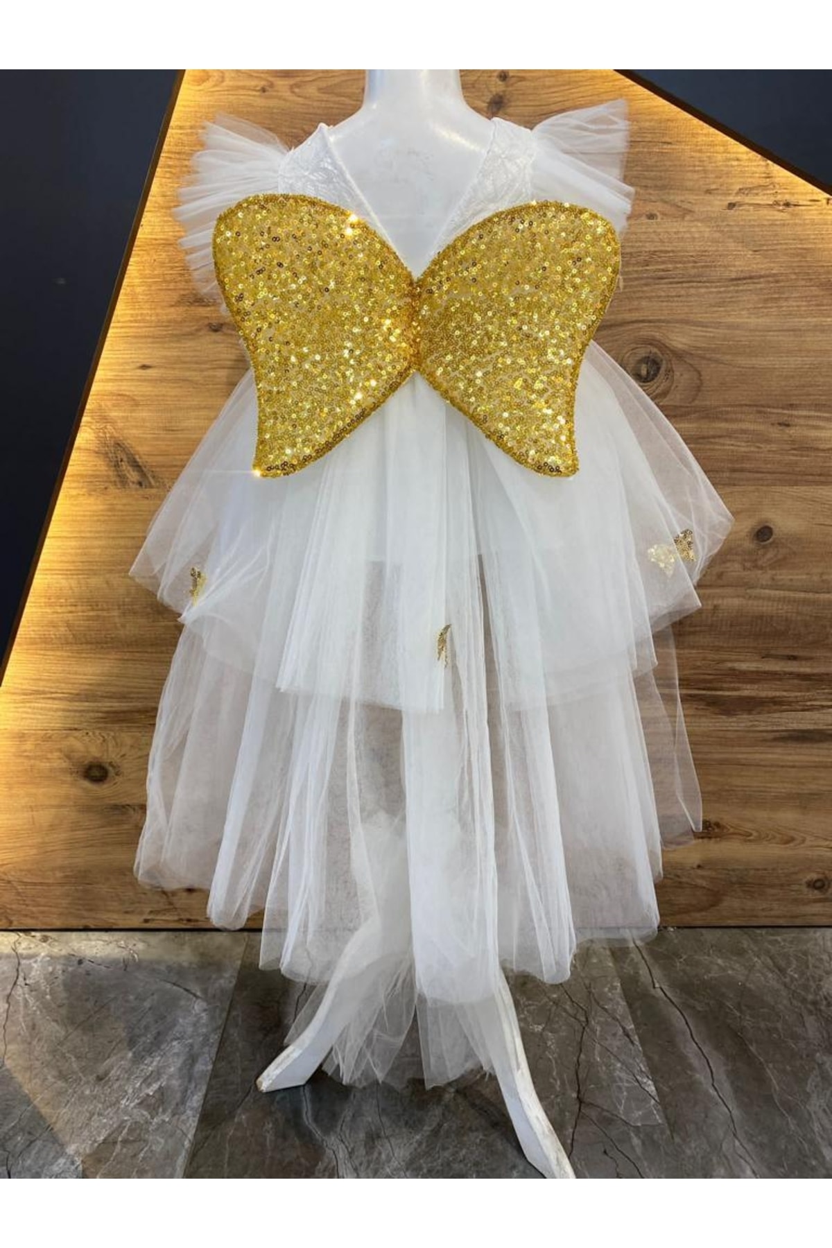 Harry&Millie Kız Bebek Melek Kanatlı Beyaz Elbise 6 Aylık Fiyatı ...