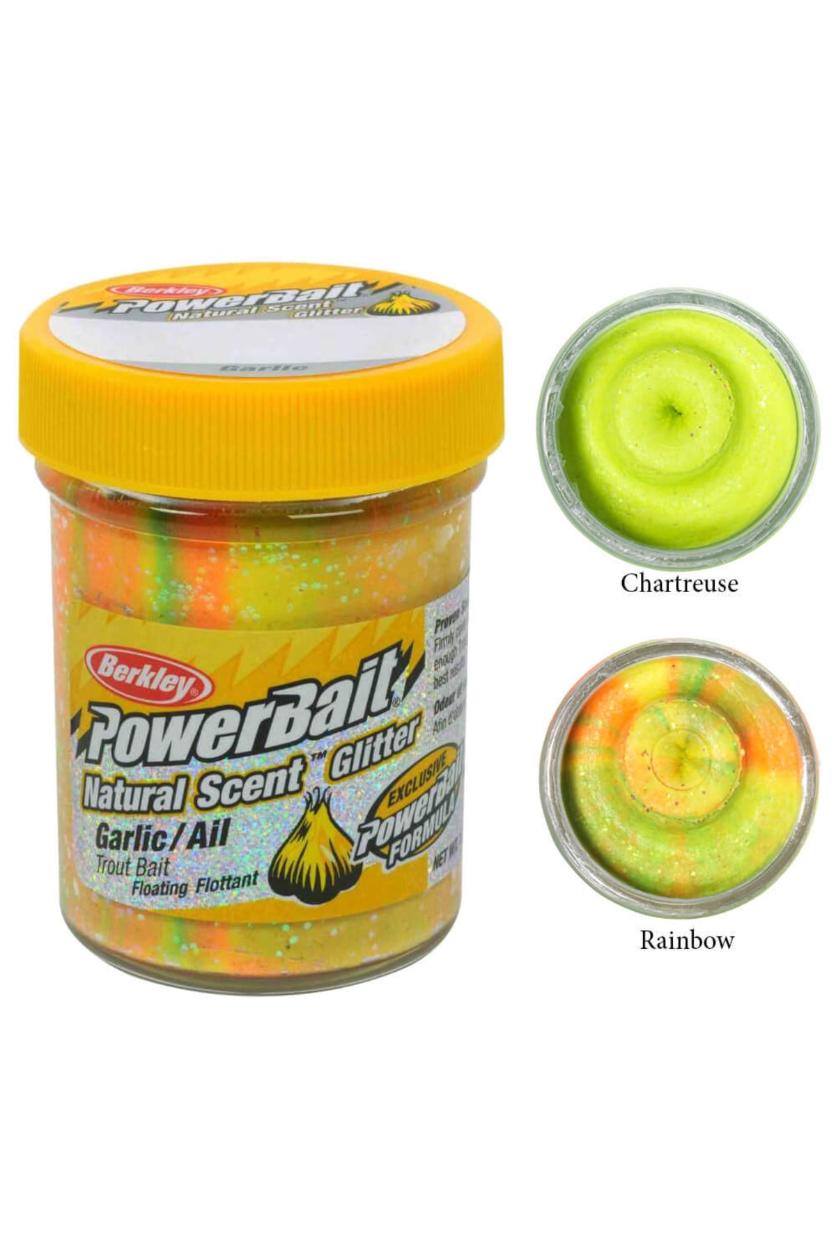 BERKLEY Powerbait Natural Scent Glitter Garlic Lrf Yemi Neon Blue-50 Gr ...