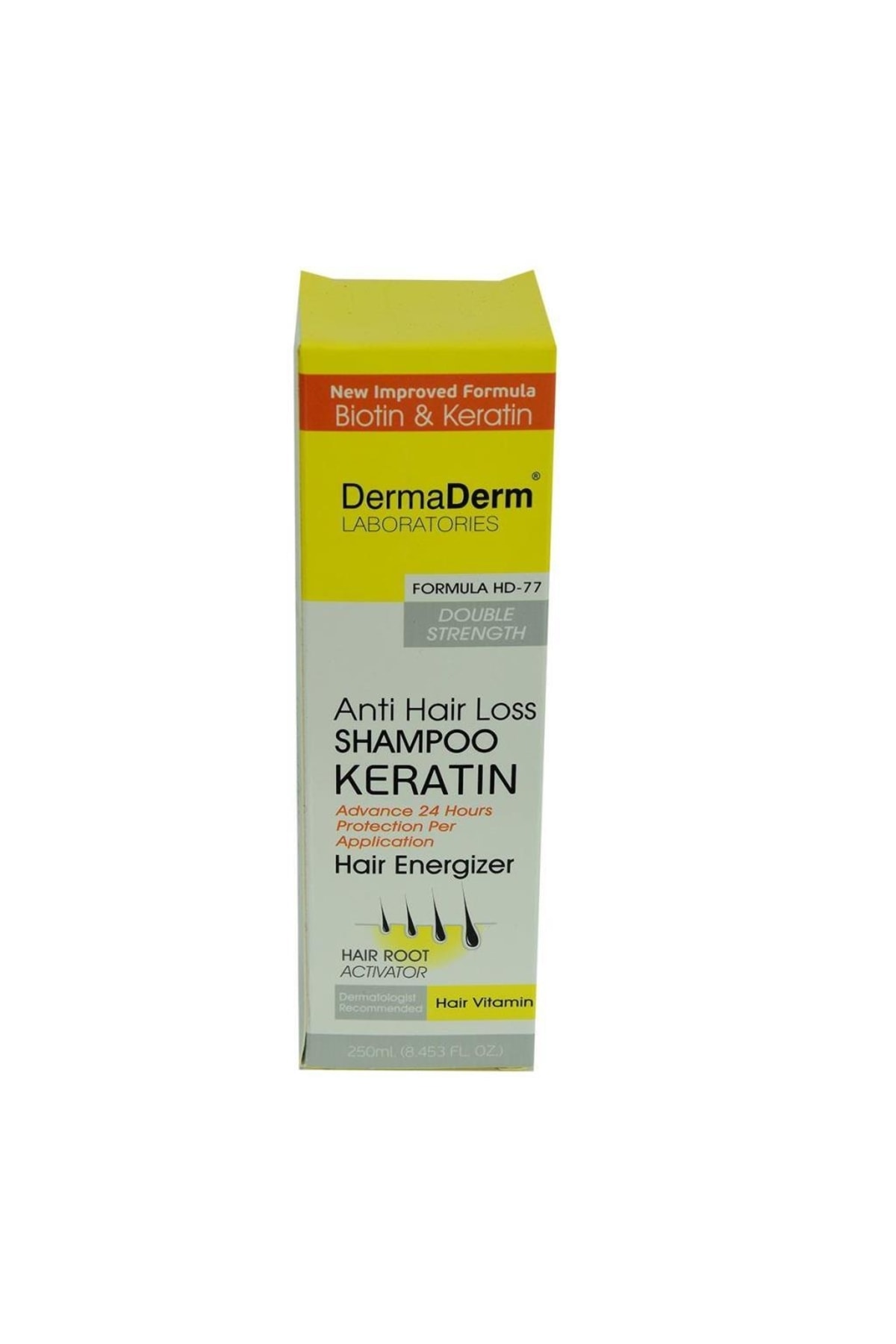 DermaDerm Anti Hair Loss Hd-77 Biotinli Keratinli Şampuanı 250ml Fiyatı ...