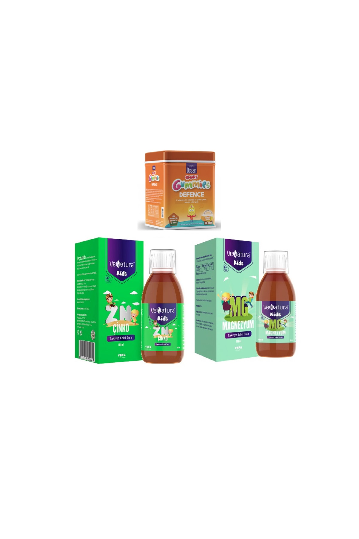 Venatura Smart Gummies Defence 64 Çiğneme T.+ Kids Takviye Edici Gıda ...