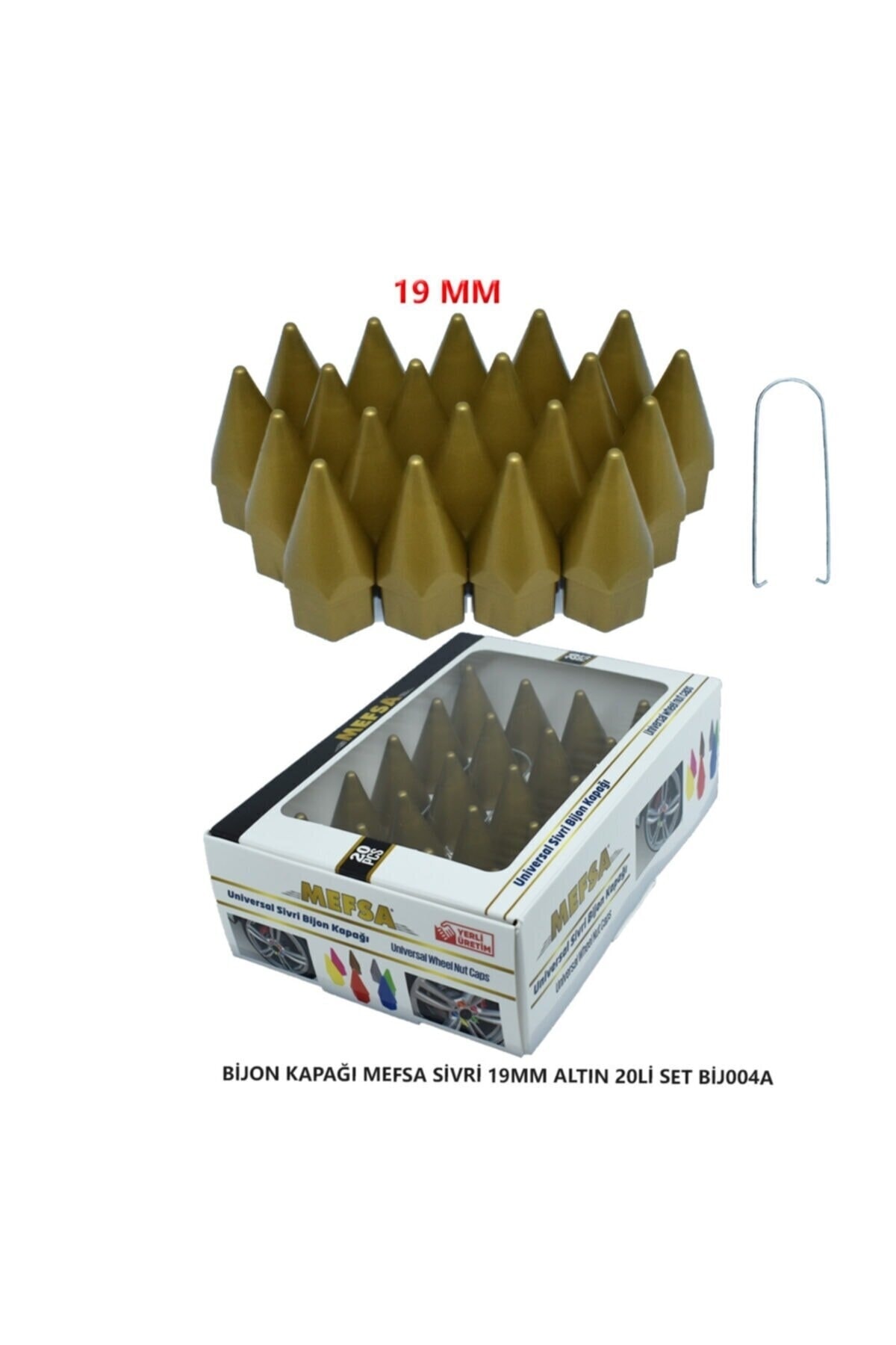 otodemir Sivri Bijon Kapağı - Sarı Bijon Kapağı - Jant Bijon Kapağı ...