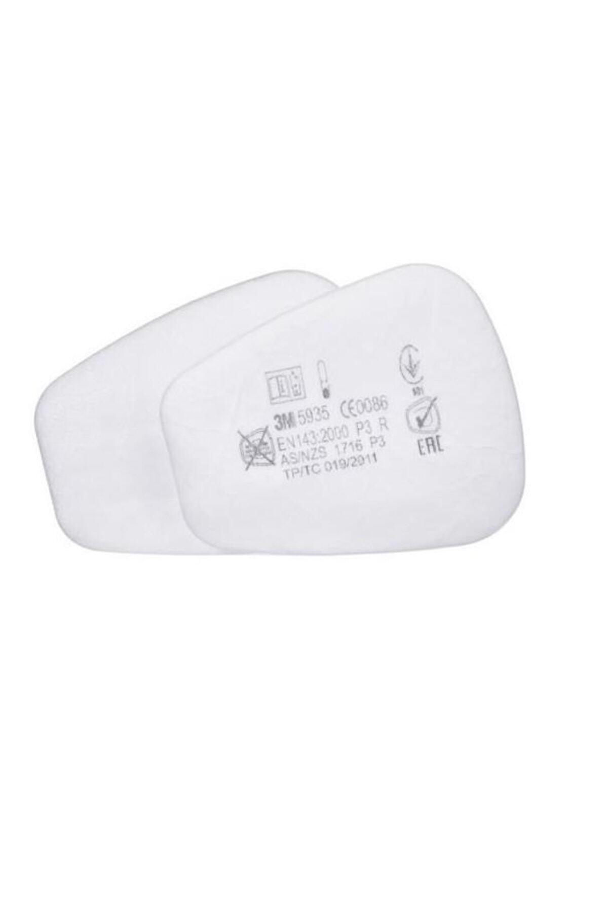 3M 6200 Yarım Yüz Maskesi + 6059 Abek Filtre + 5935 P3 Filtre +k501 ...