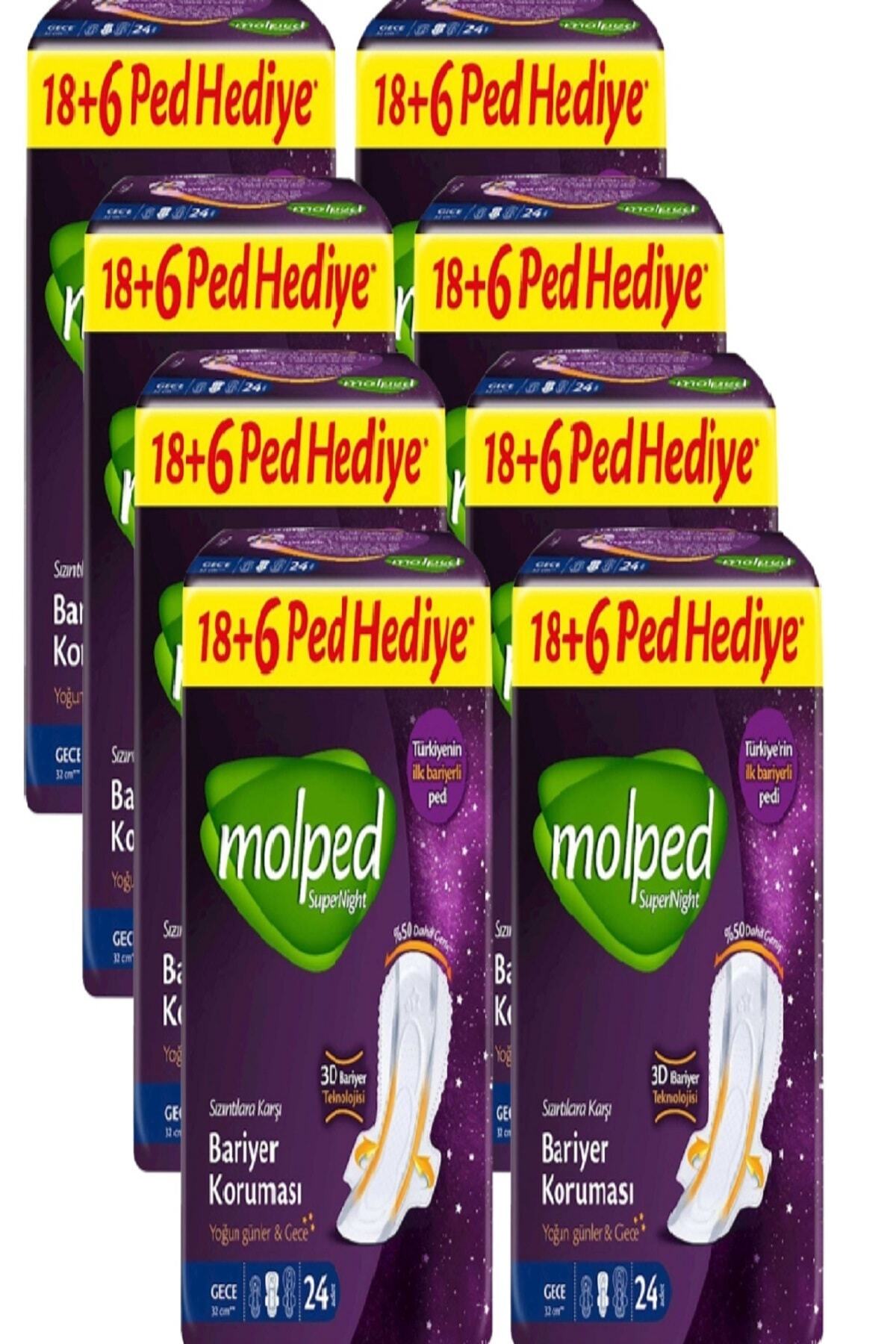 Molped Supernight Gece Dev Ekonomik Paketi 24'Lü x 8 Paket Fiyatı ...