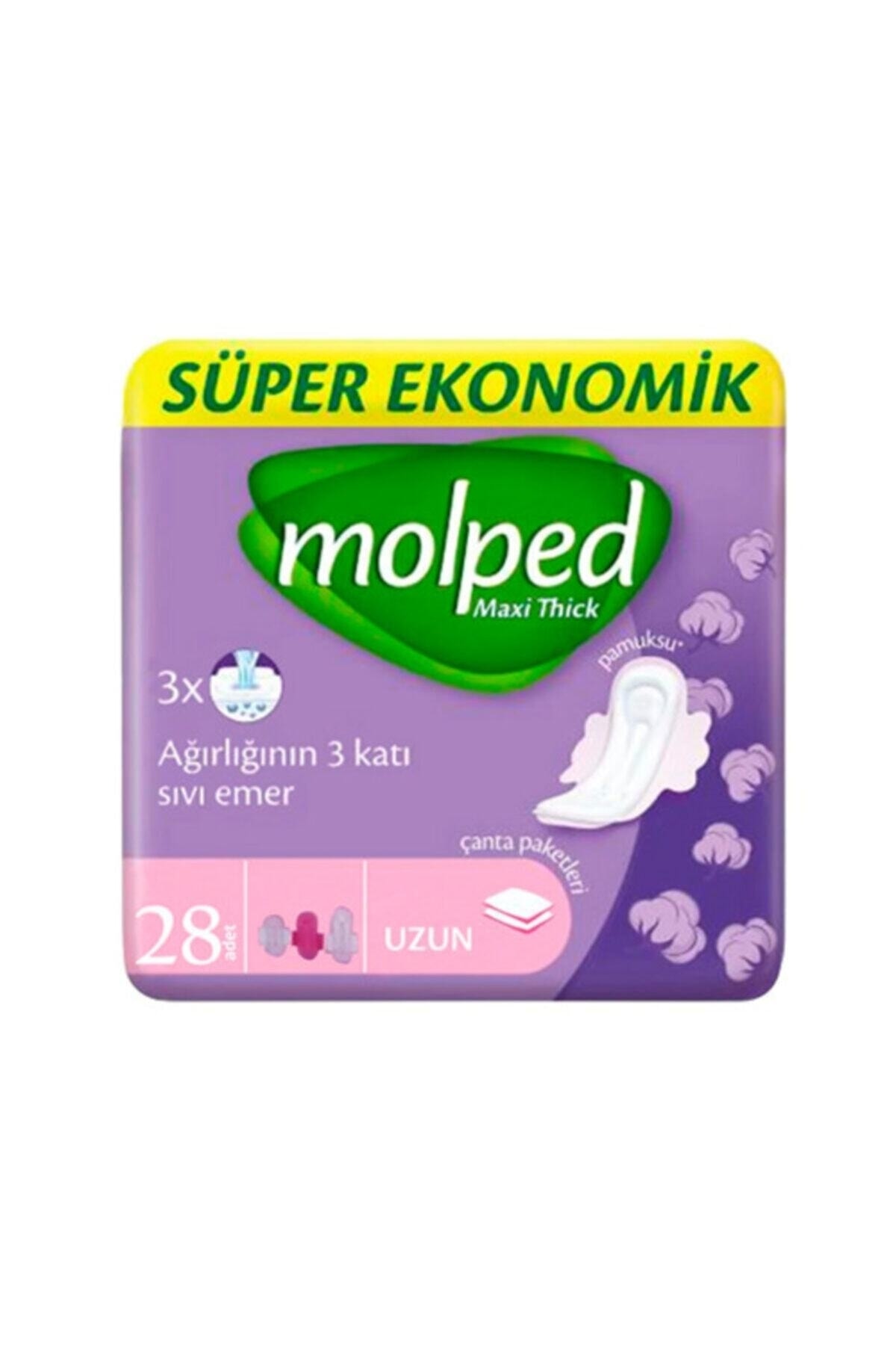 Molped Maxi Thick Süper Ekonomik Ped Uzun 28’li Fiyatı, Yorumları ...