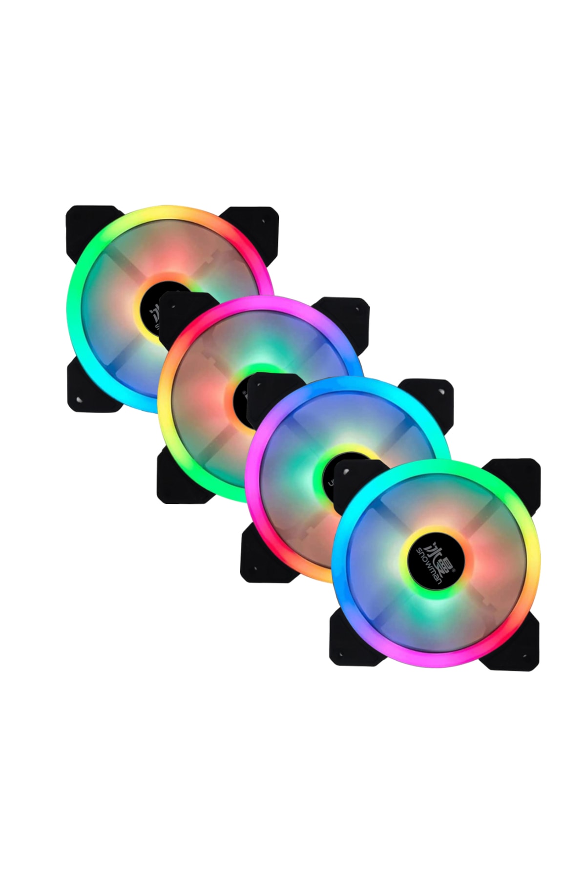 Snowman X120 Rgb Kasa Fanı 120mm X 4 Fan Kontrolcü + Kumanda Fiyatı ...