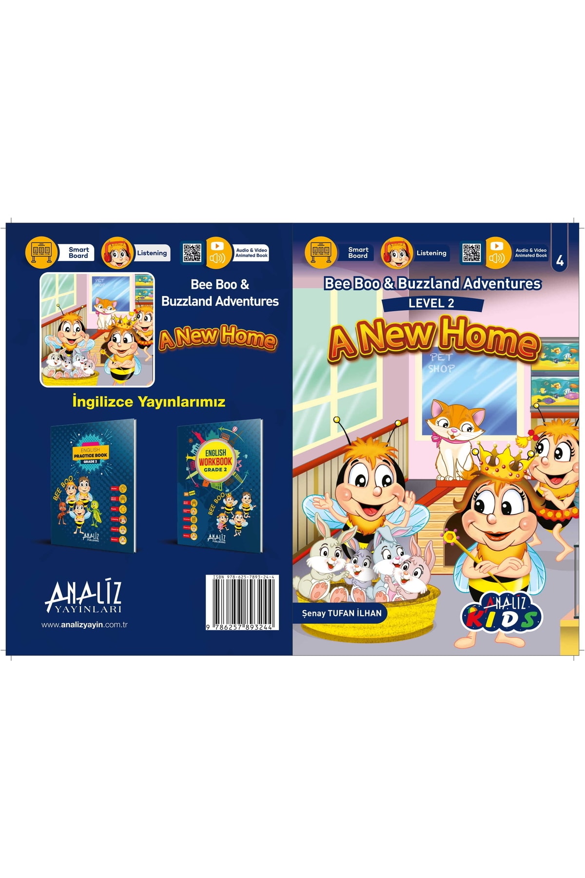 Analiz Yayınları 2.sınıf Ingilizce 5'li Bee Boo Hikaye Serisi Fiyatı ...