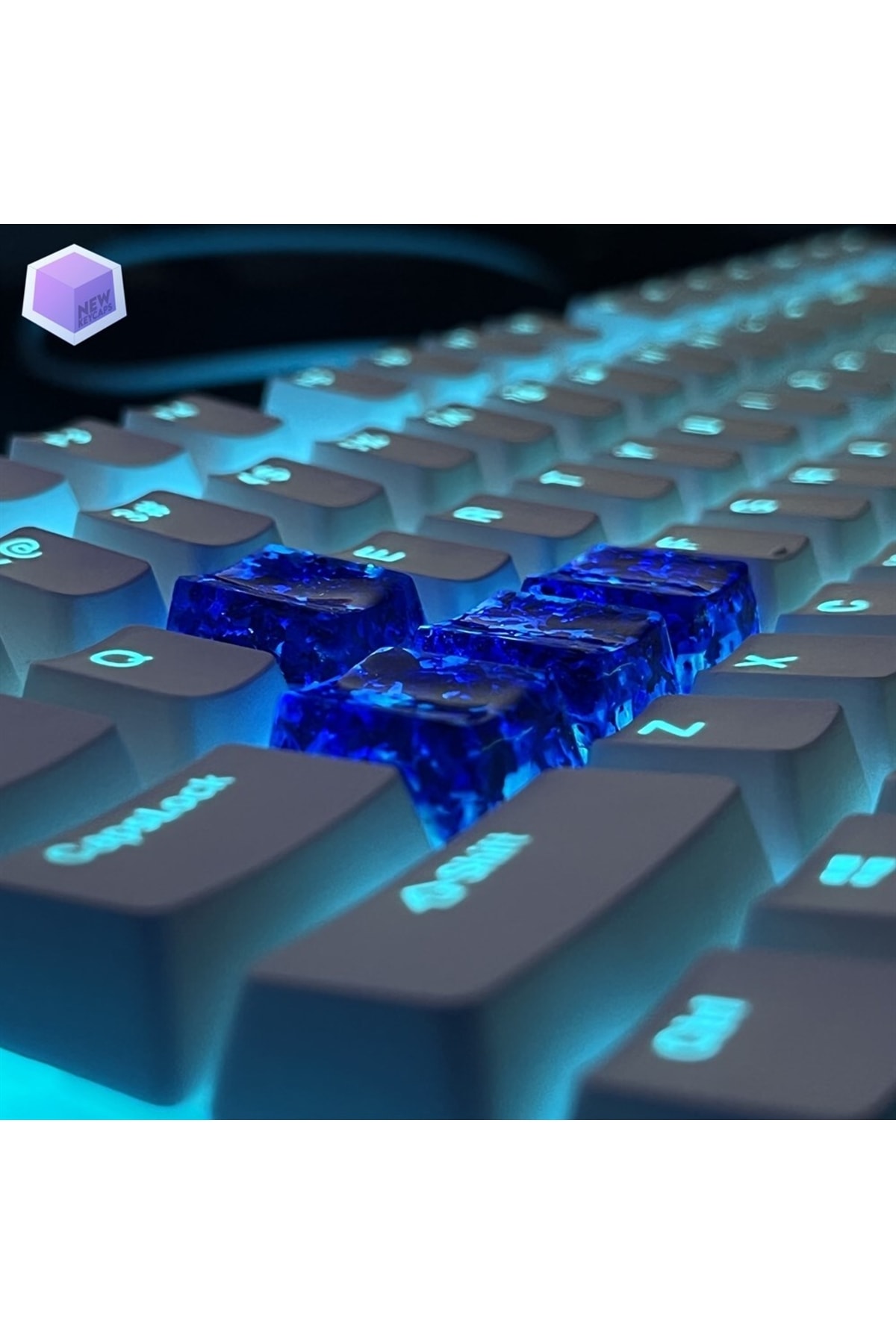 New Keycaps Deep Ocean W-a-s-d Ve Yön Tuşları Dörtlü Set Mekanik Klavye ...
