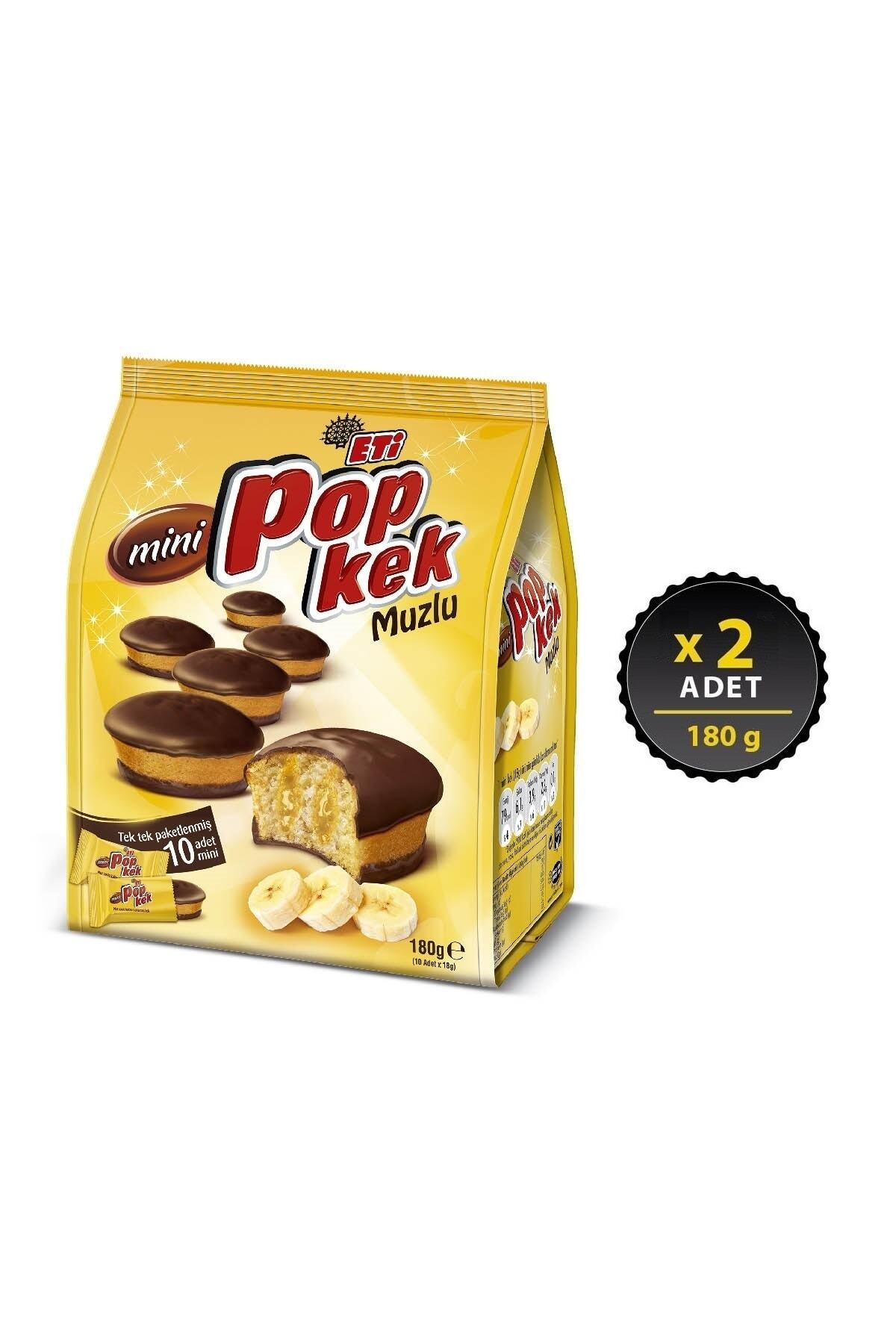 Eti Popkek Mini Muzlu Kek 180 g x 2 Adet Fiyatı, Yorumları - Trendyol