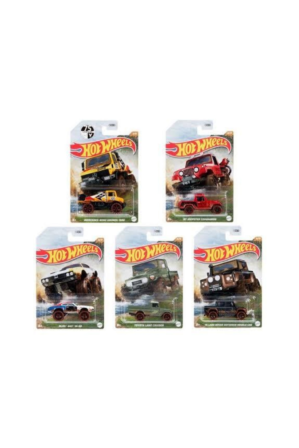 HOT WHEELS Hotwheels Mud Runners 5 Li Set Hfw36 Fiyatı, Yorumları ...