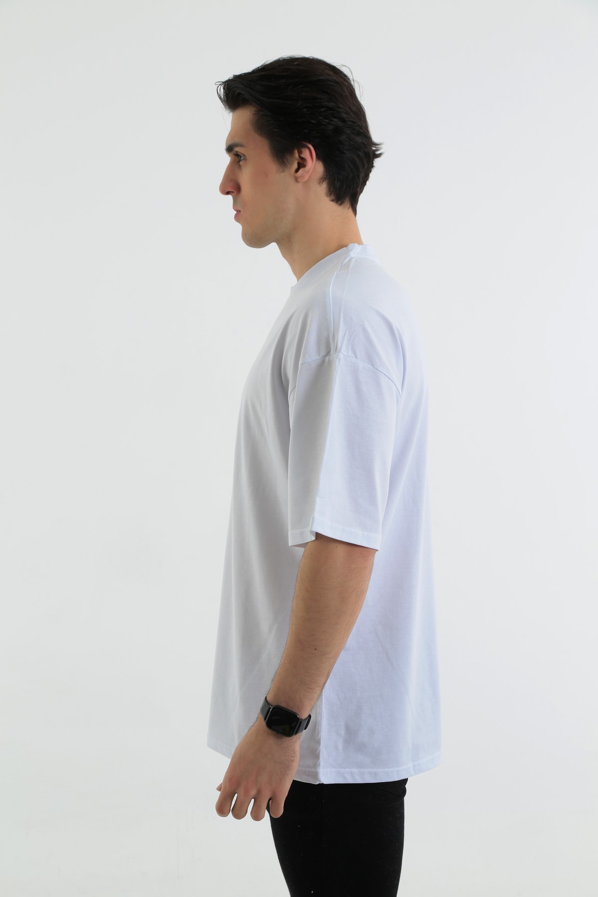 Quik-max Oversize Plain T-Shirt- Trendyol