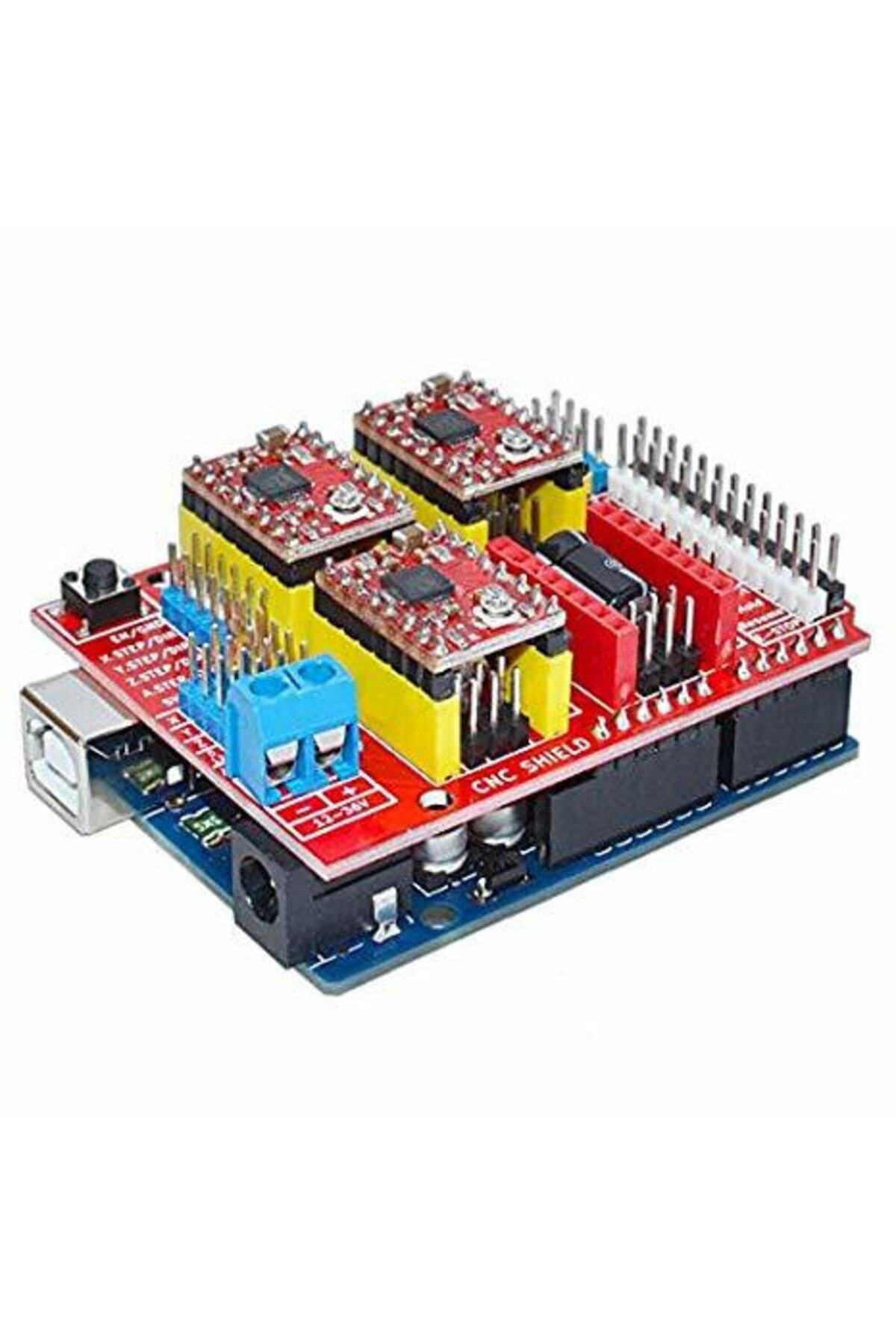 Genel Markalar Arduino Uno Için Cnc Shield A4988 Uyumlu Fiyatı