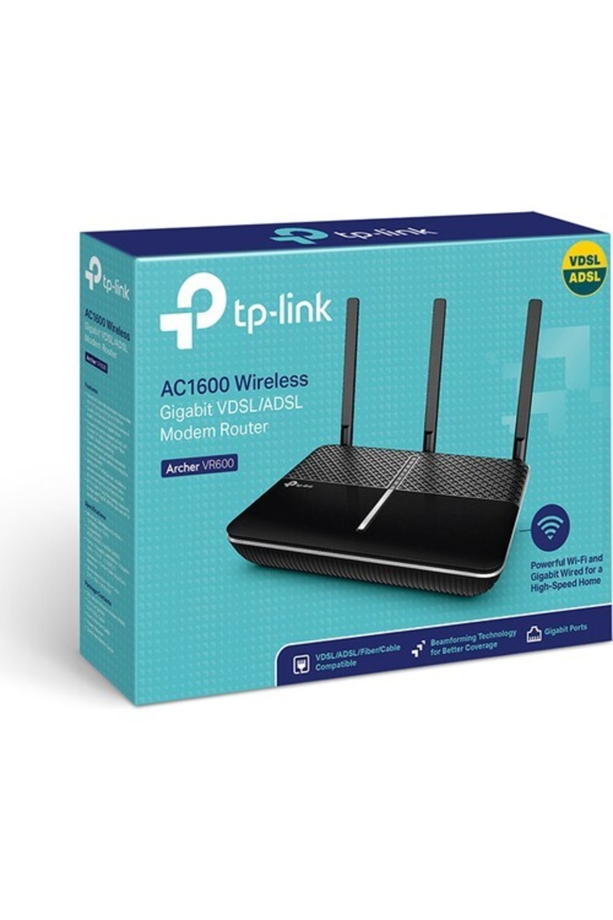Tp-Link Archer Vr600 Dual Bant 4 Port Adsl2+-vdsl Gigabit Fiber Modem ...