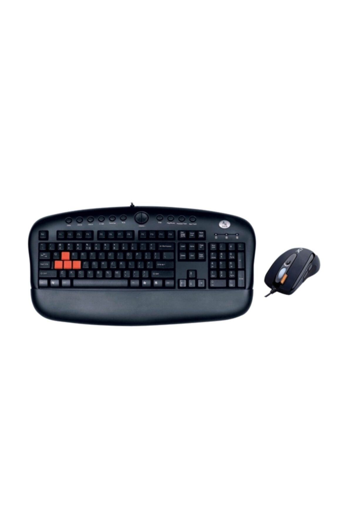 A4 Tech USB Q MM Oyuncu Klavye + 2000DPI oyuncu Mouse Set A4 Tech USB Q MM Oyuncu Klavye + 2000DPI oyuncu Mouse Set