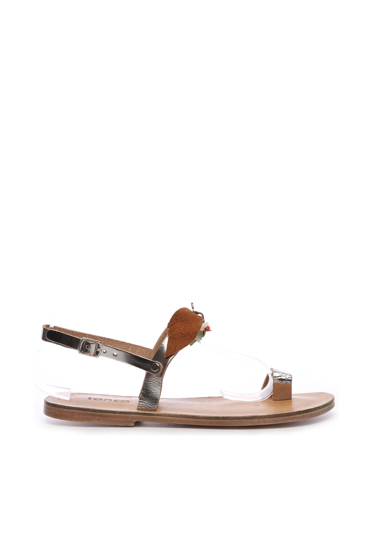 KEMAL TANCA Gri Kadın Sandalet Sandalet