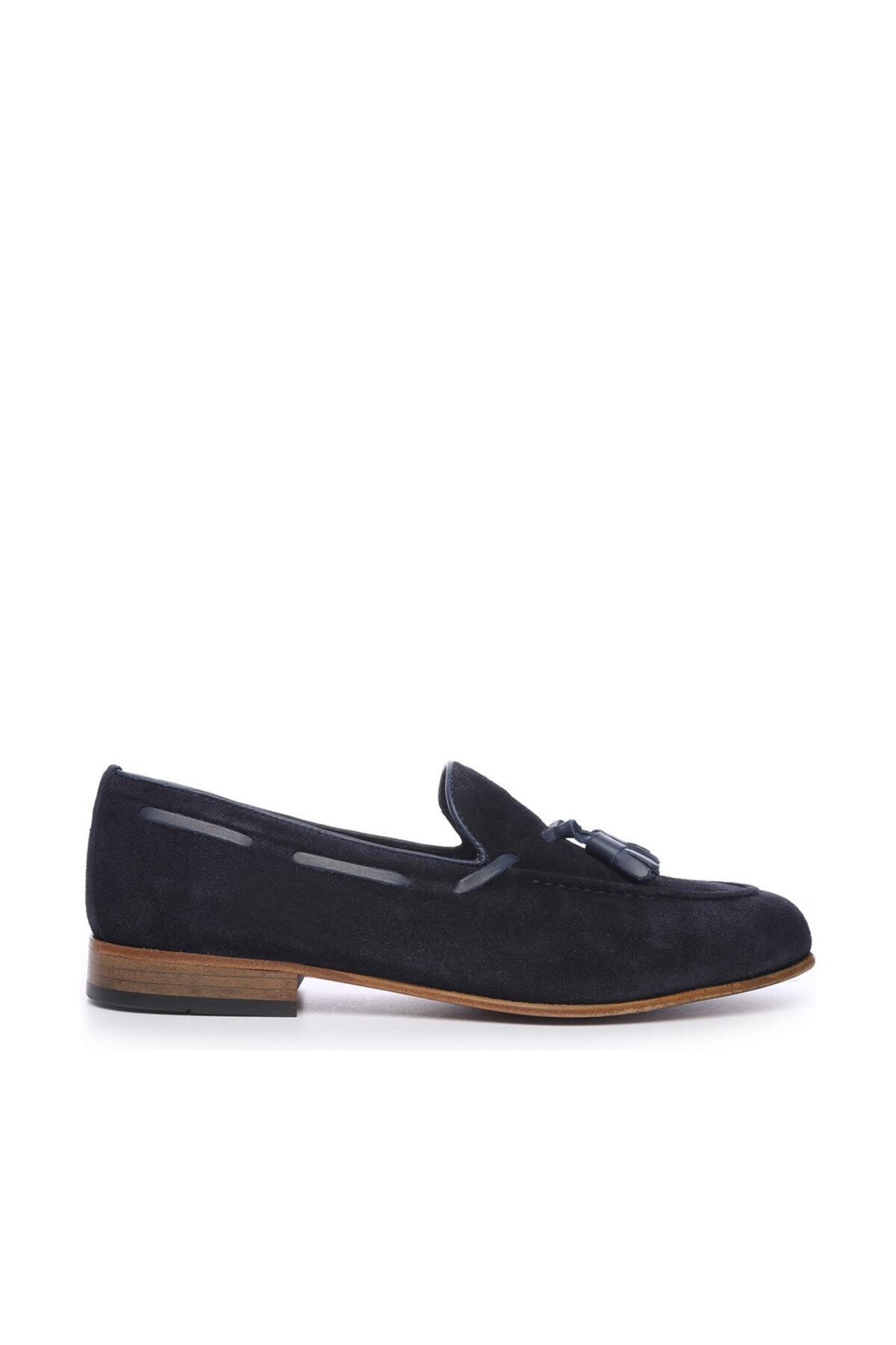 KEMAL TANCA Hakiki Deri Lacivert Erkek Casual Ayakkabı KEMAL TANCA Hakiki Deri Lacivert Erkek Casual Ayakkabı