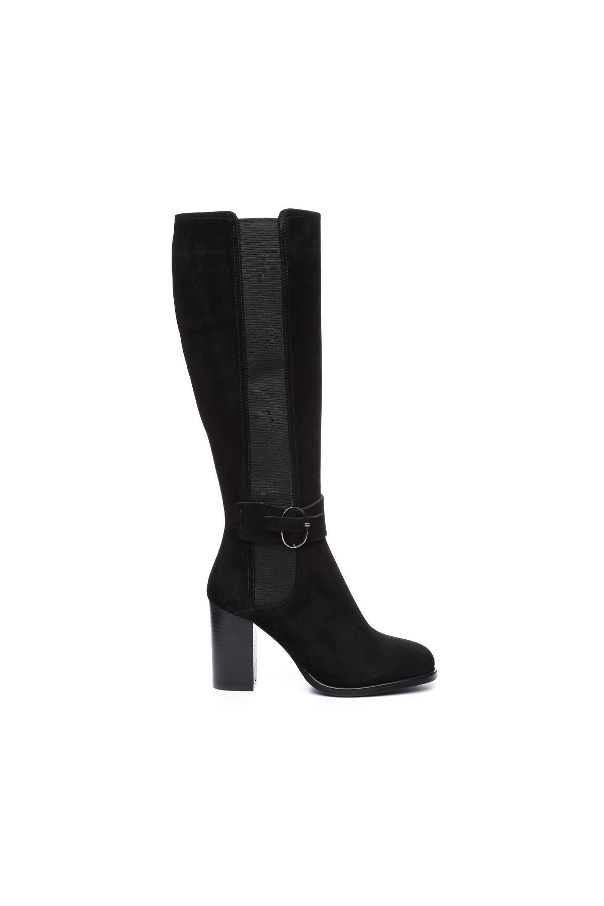 KEMAL TANCA Hakiki Deri Siyah Kadın Casual Çizme KEMAL TANCA Hakiki Deri Siyah Kadın Casual Çizme