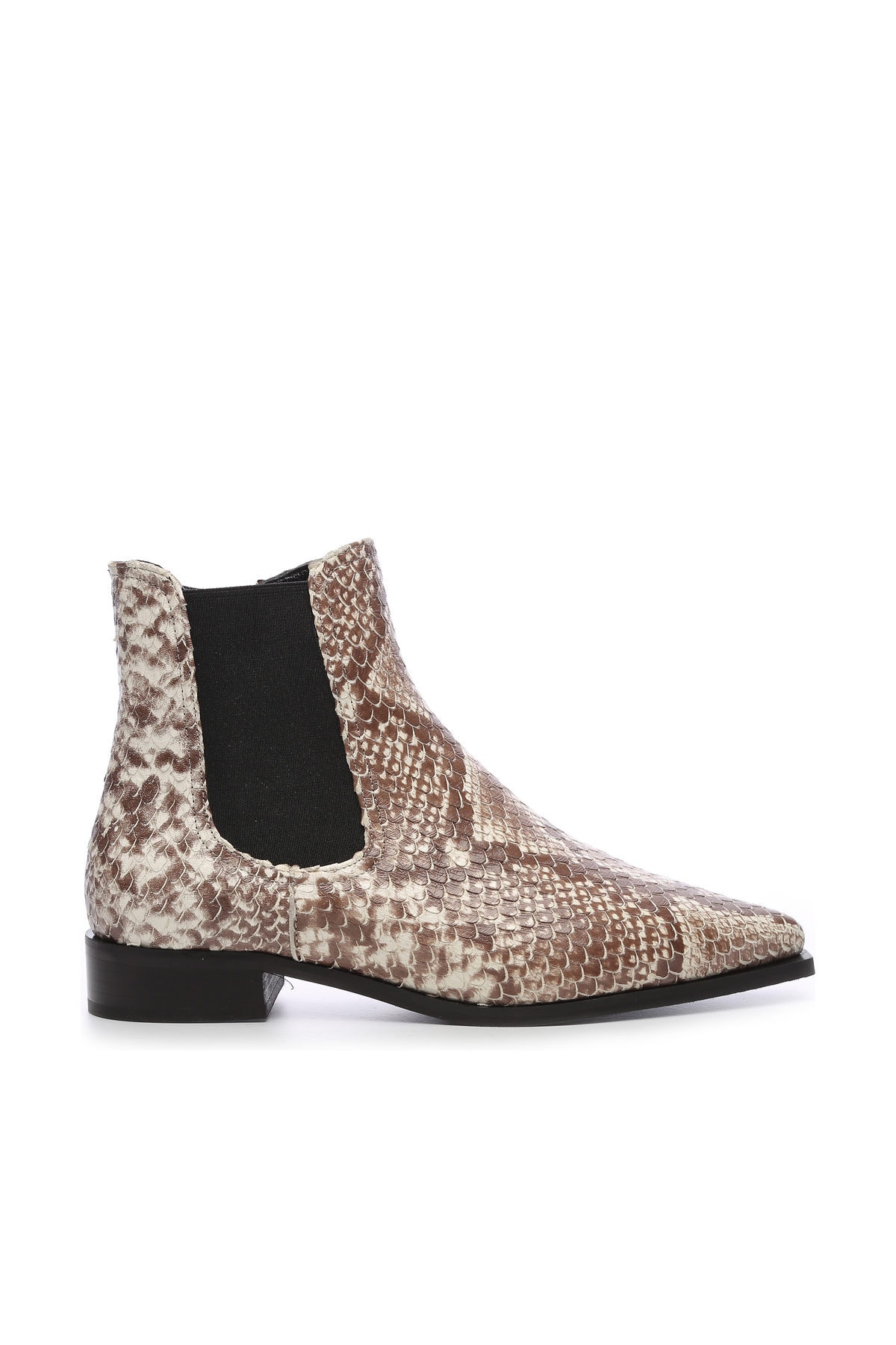 KEMAL TANCA Hakiki Deri Kahverengi Kadın Bot
