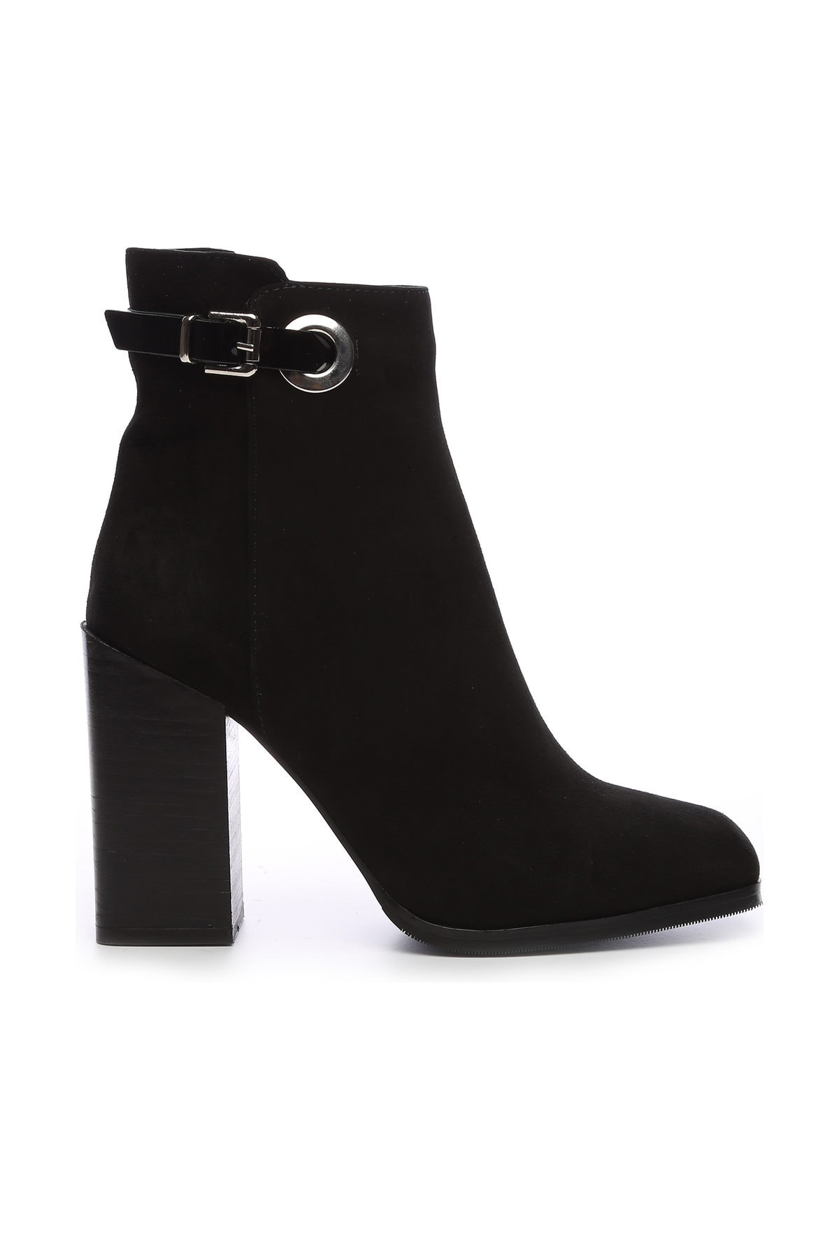 KEMAL TANCA Hakiki Deri Siyah Kadın Abiye Bot