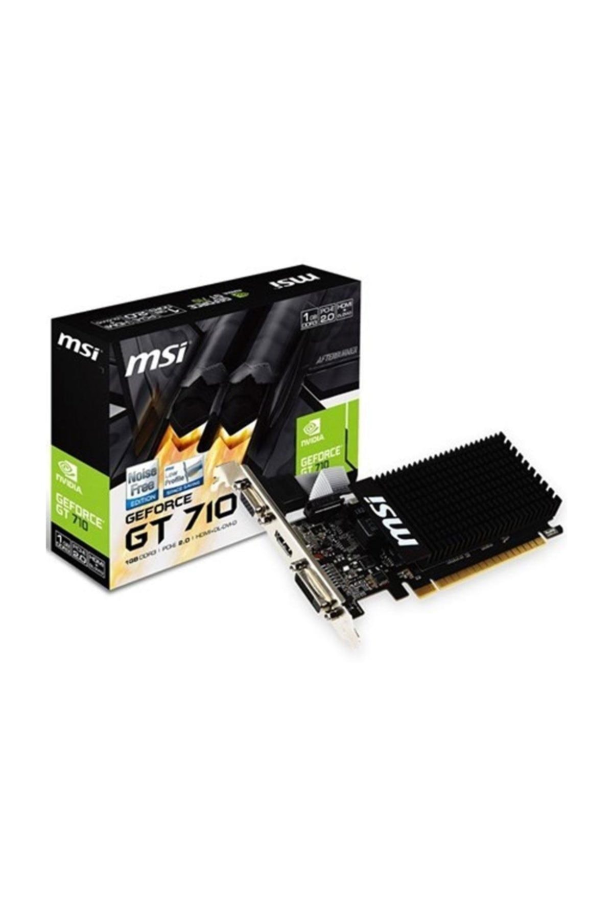 MSI 1gb Gt710 1gd3 Lp 64bit Ddr3 Hdmı-dvı-vga Ekran Kartı MSI 1gb Gt710 1gd3 Lp 64bit Ddr3 Hdmı-dvı-vga Ekran Kartı