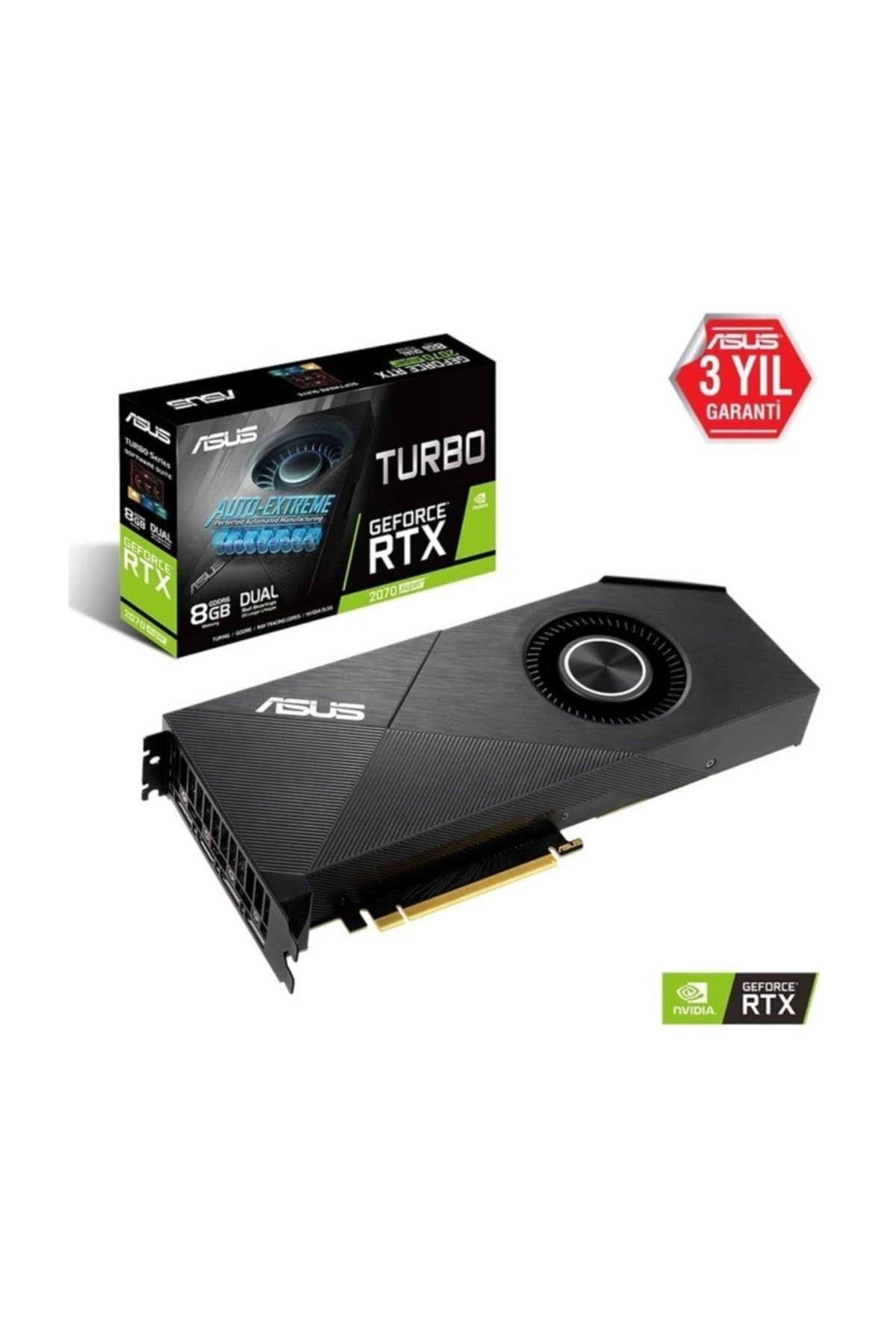 ASUS TURBO EVO GeForce RTX 2070 SUPER 8GB 256Bit GDDR6 ASUS TURBO EVO GeForce RTX 2070 SUPER 8GB 256Bit GDDR6