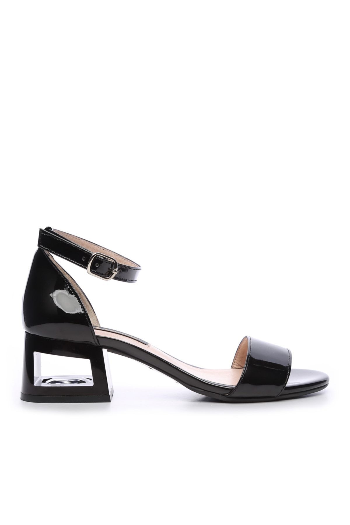 KEMAL TANCA Siyah Kadın Vegan Topuklu Ayakkabı