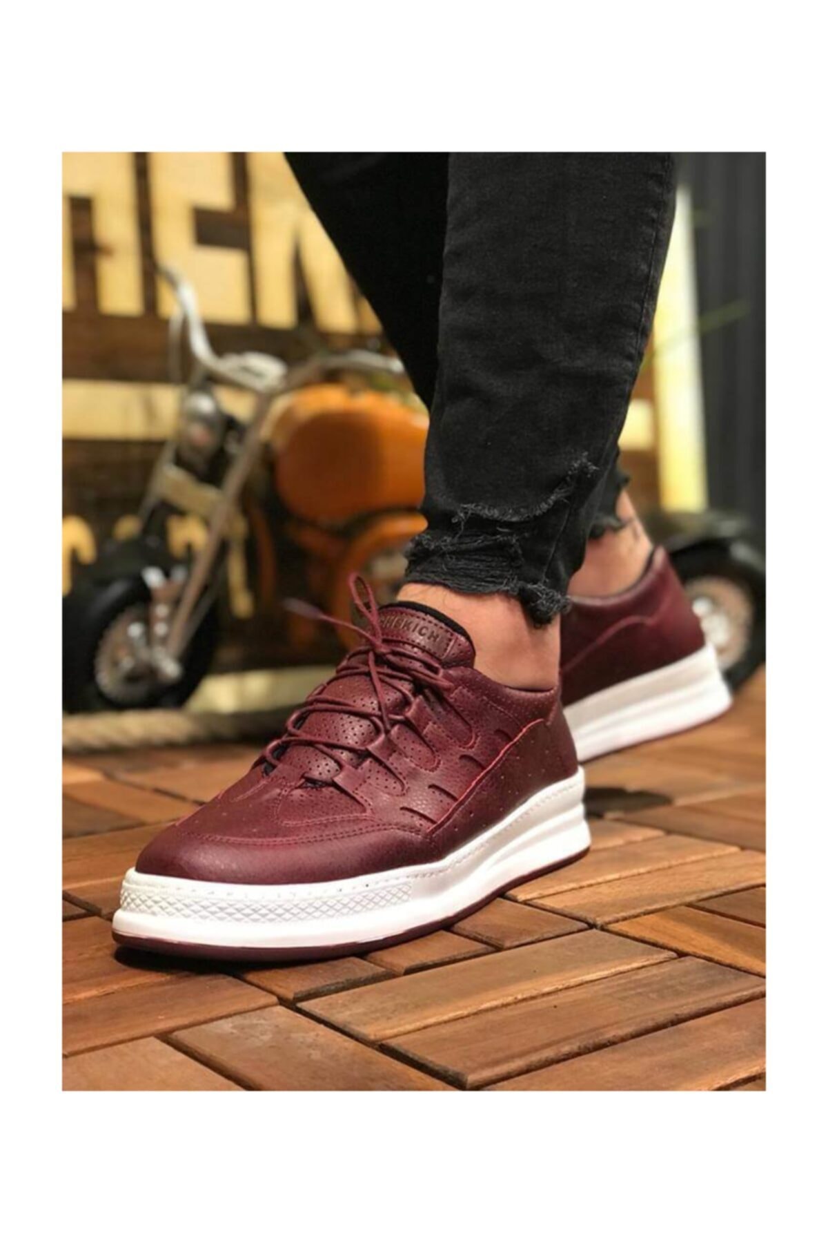 Chekich CH040 Bordo BT Erkek Günlük Ayakkabı Chekich CH040 Bordo BT Erkek Günlük Ayakkabı
