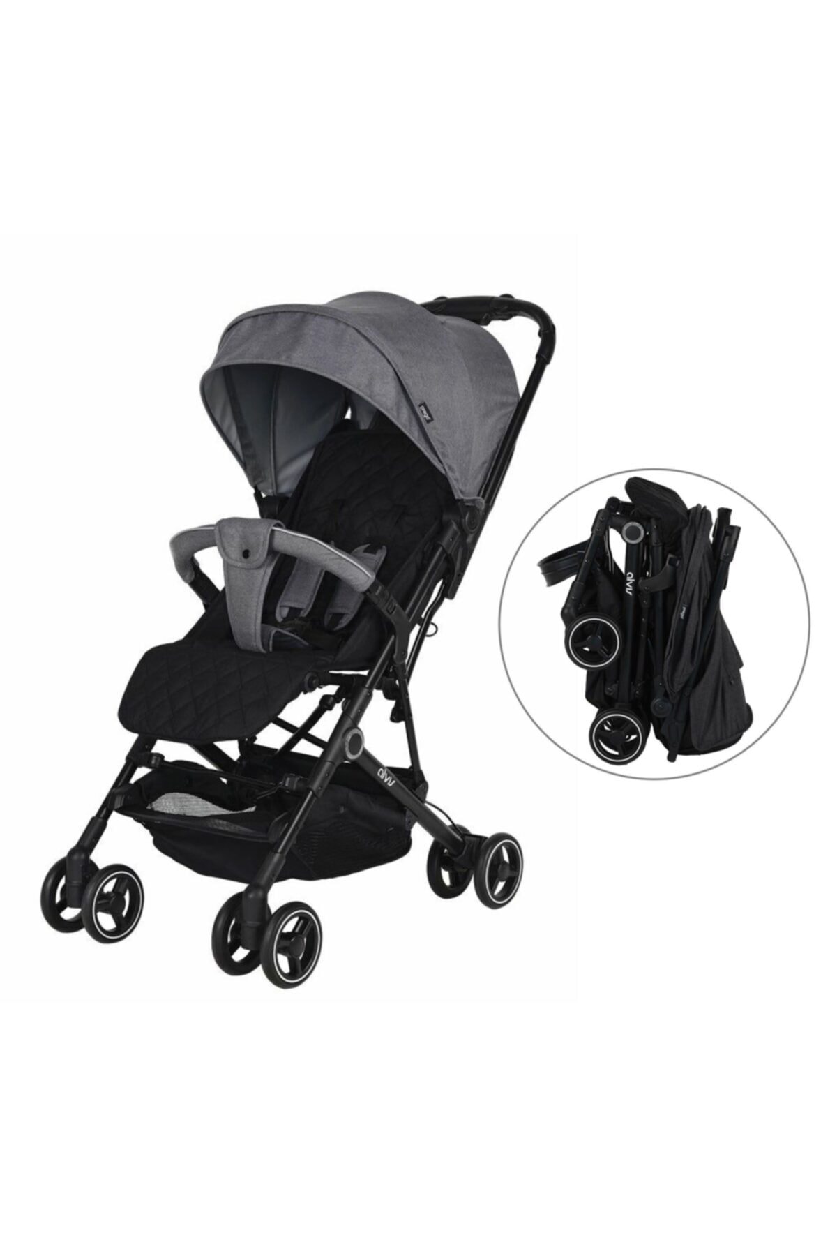 Prego Gri Alvis Bebek Arabası 2035 Prego Gri Alvis Bebek Arabası 2035