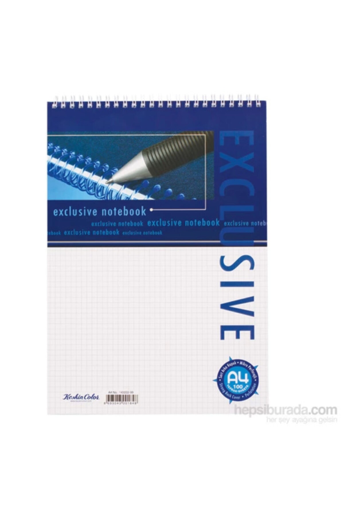 Keskin Color 100 Yaprak A5 Exclusive Üstten Spiralli Karton Kapak ...