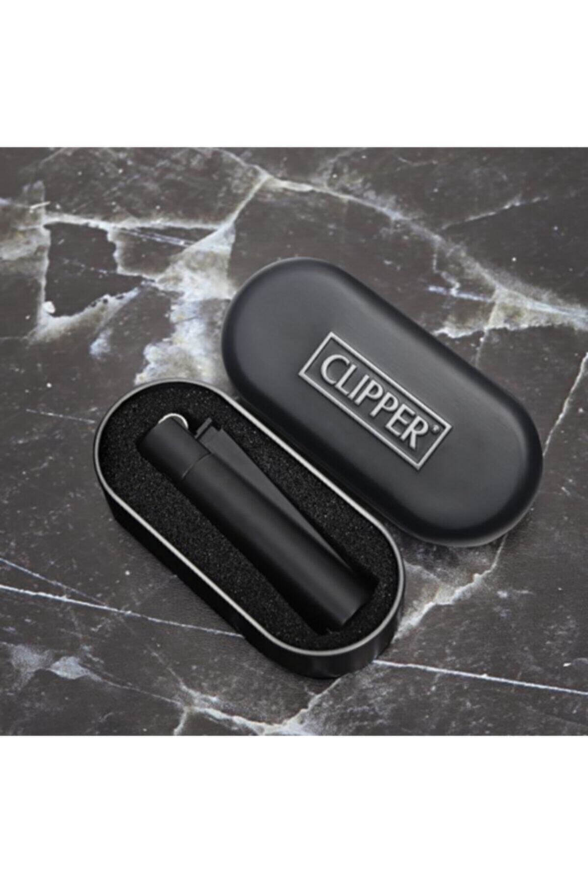 MaveraShop Kutulu Metal Clipper Matt Black Siyah Çakmak Fiyatı ...
