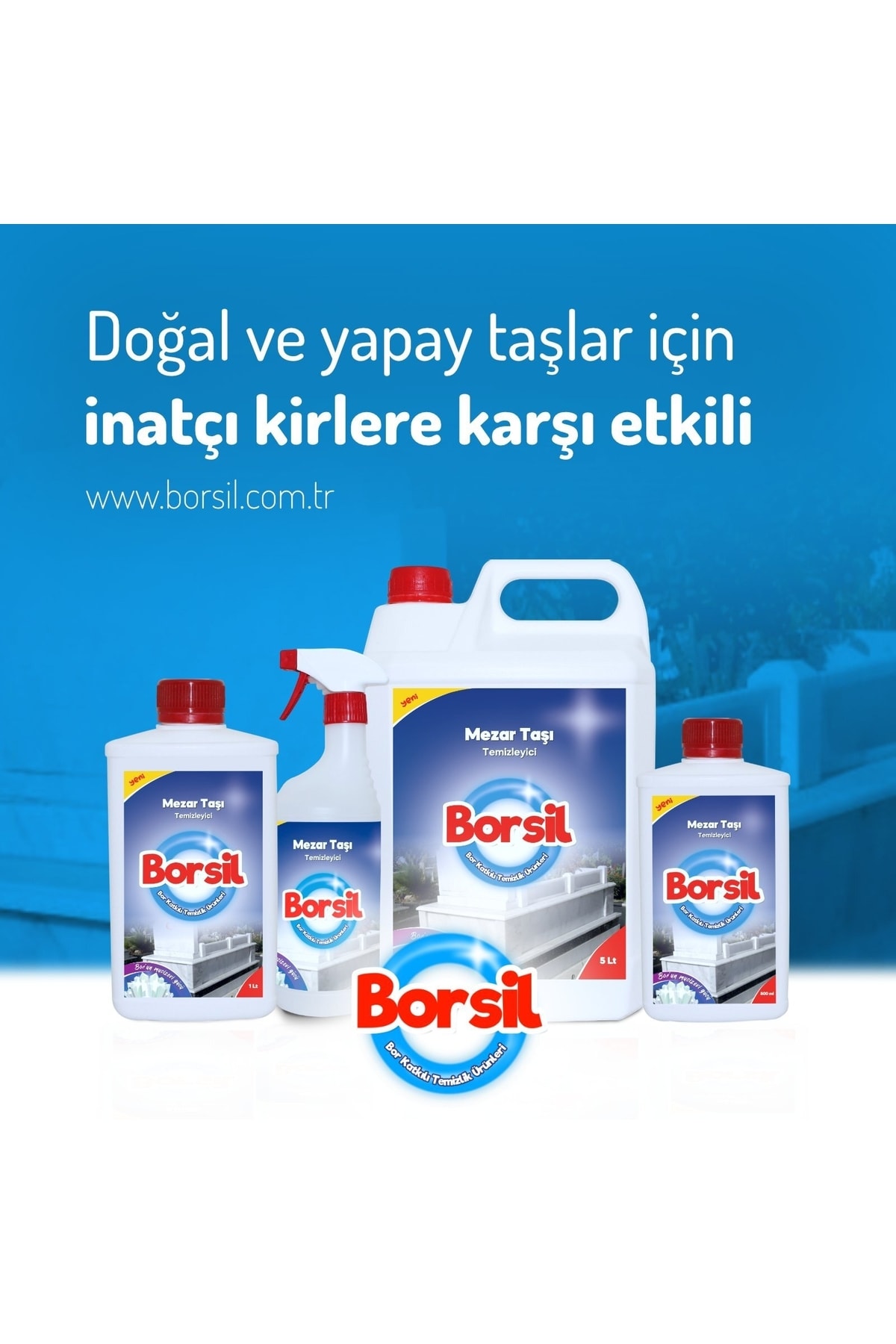 Borsil Mezar Taşı Temizleyici 800 ml Fiyatı, Yorumları - Trendyol