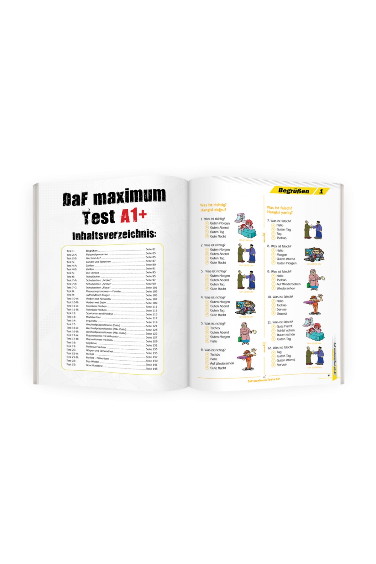 maxdil Maximum Deutsch A1+ Plus Ders Ve Çalışma Kitabı (almanca Eğitim ...