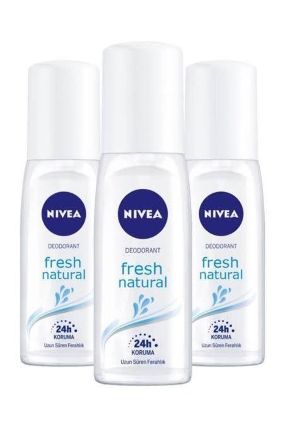 NIVEA Kadın Pump Sprey Deodorant Fresh Natural 48 Saat Deodorant ...