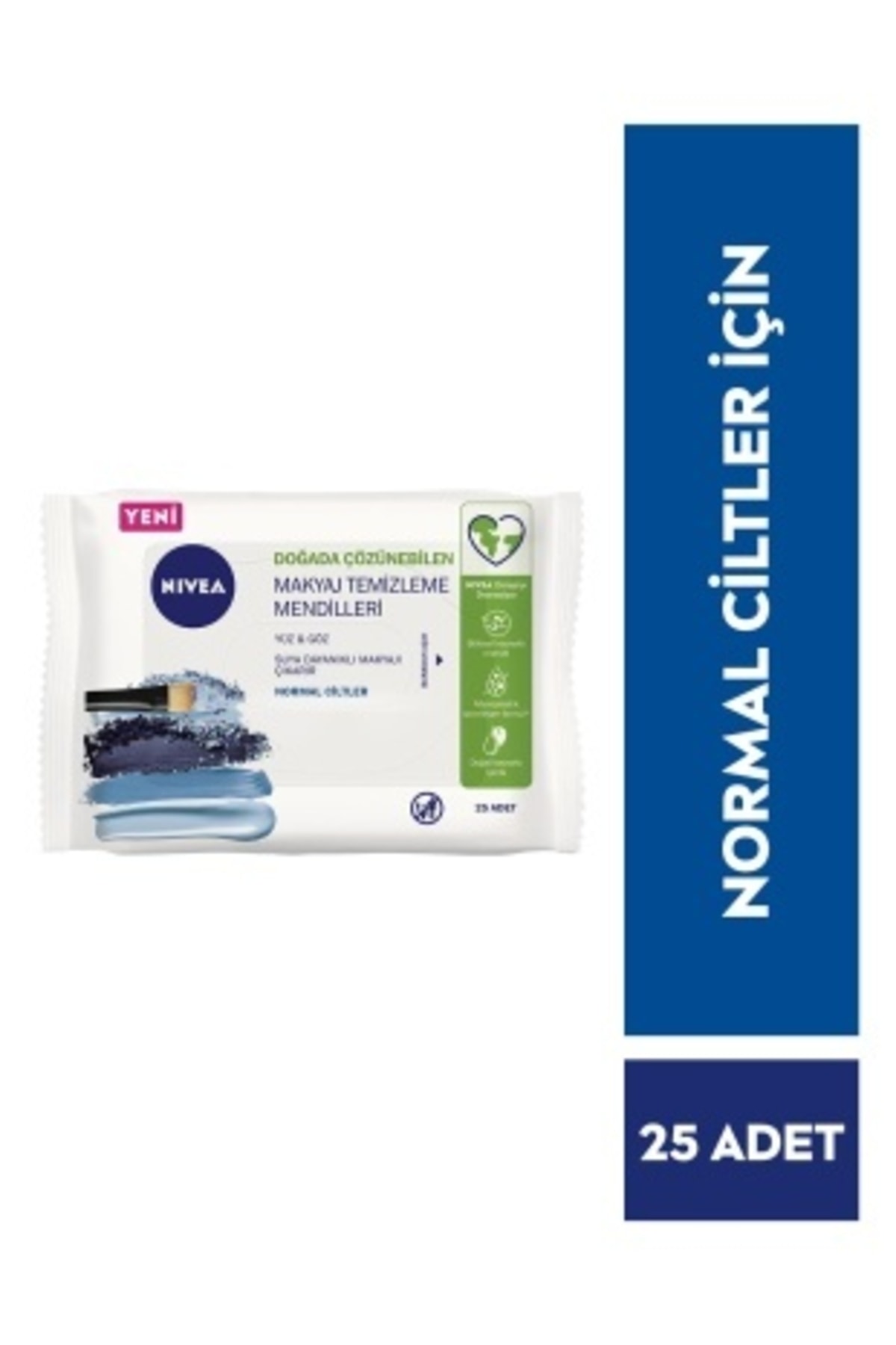 Nivea 3'ü 1 Arada Canlandırıcı Makyaj Temizleme Mendili Normal Ve Karma ...