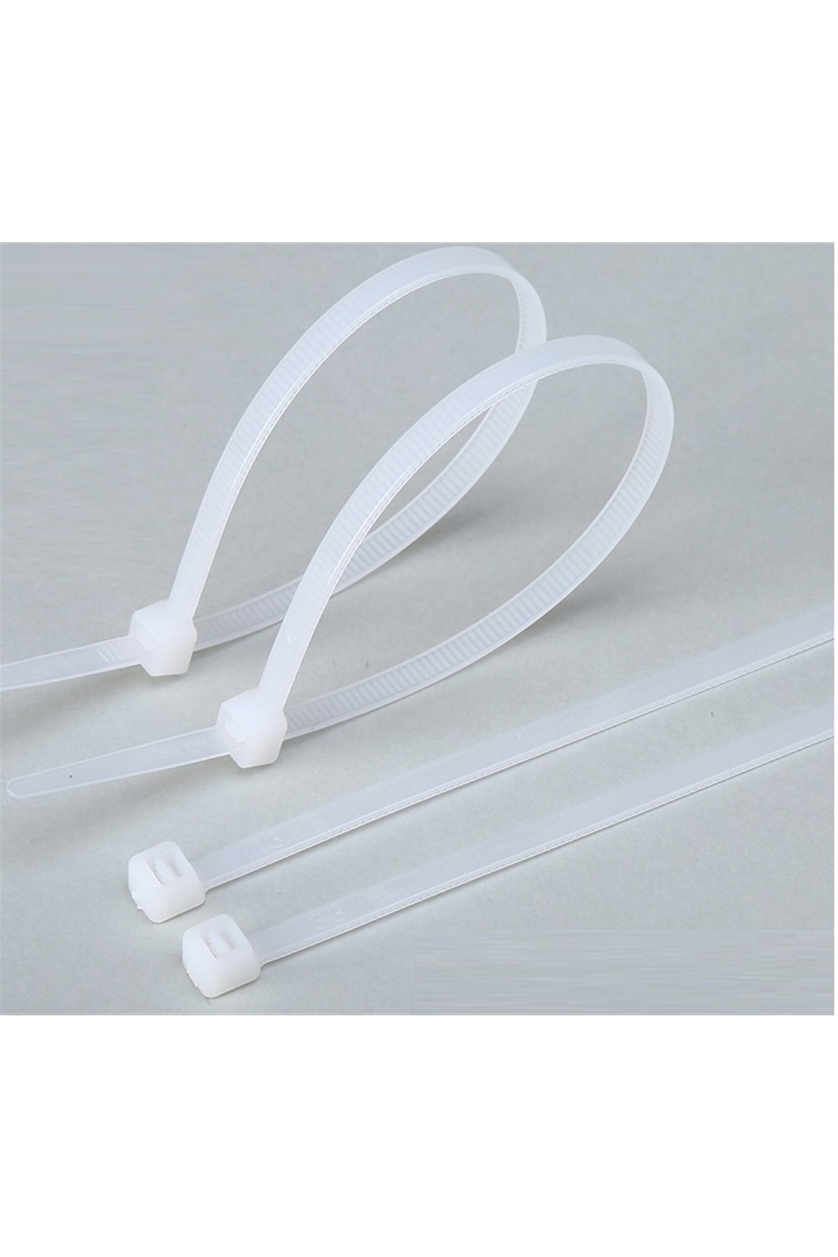 Pemsan (50 Adet) 40cm X 4,8mm Plastik Cırt Kelepçe ( Kablo Bağı ) Beyaz ...