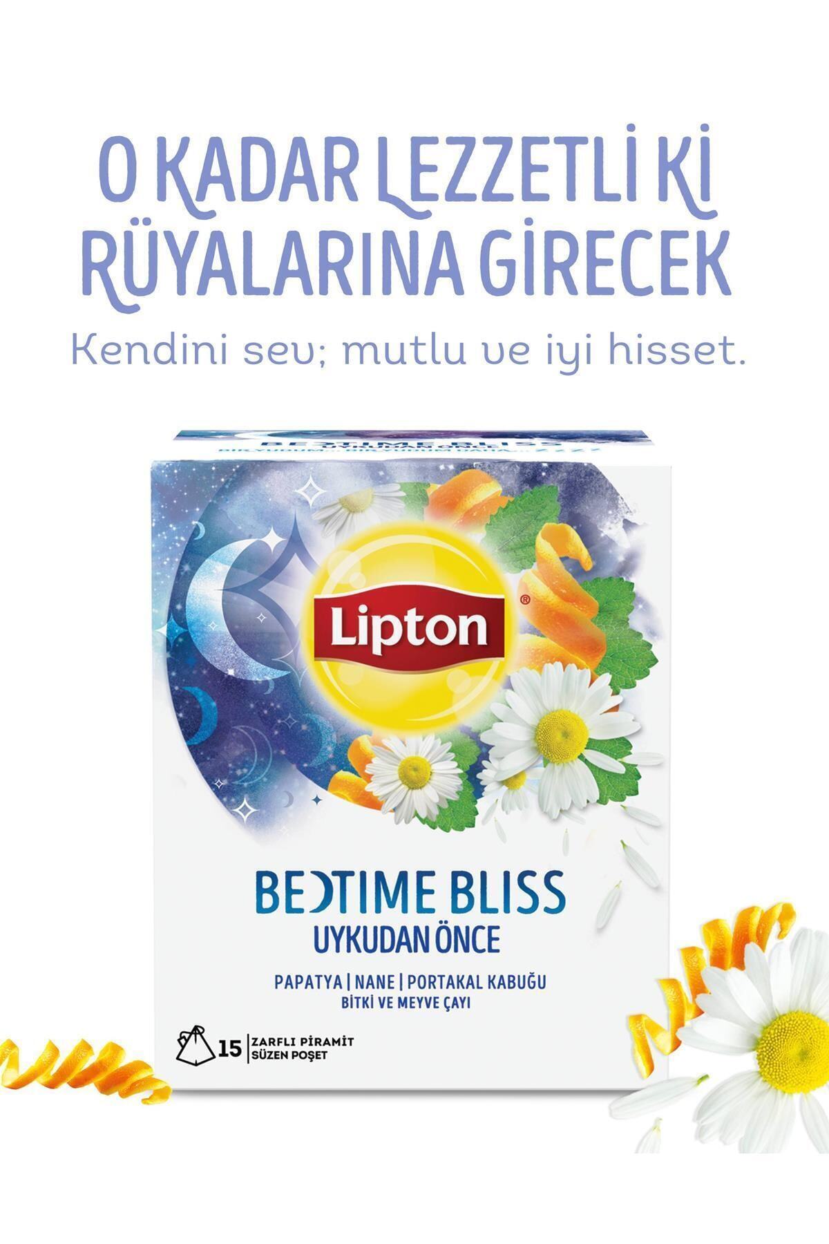 Lipton Bedtime Bliss - 2 Pieces of 15 Cups of Herbal Tea- Trendyol