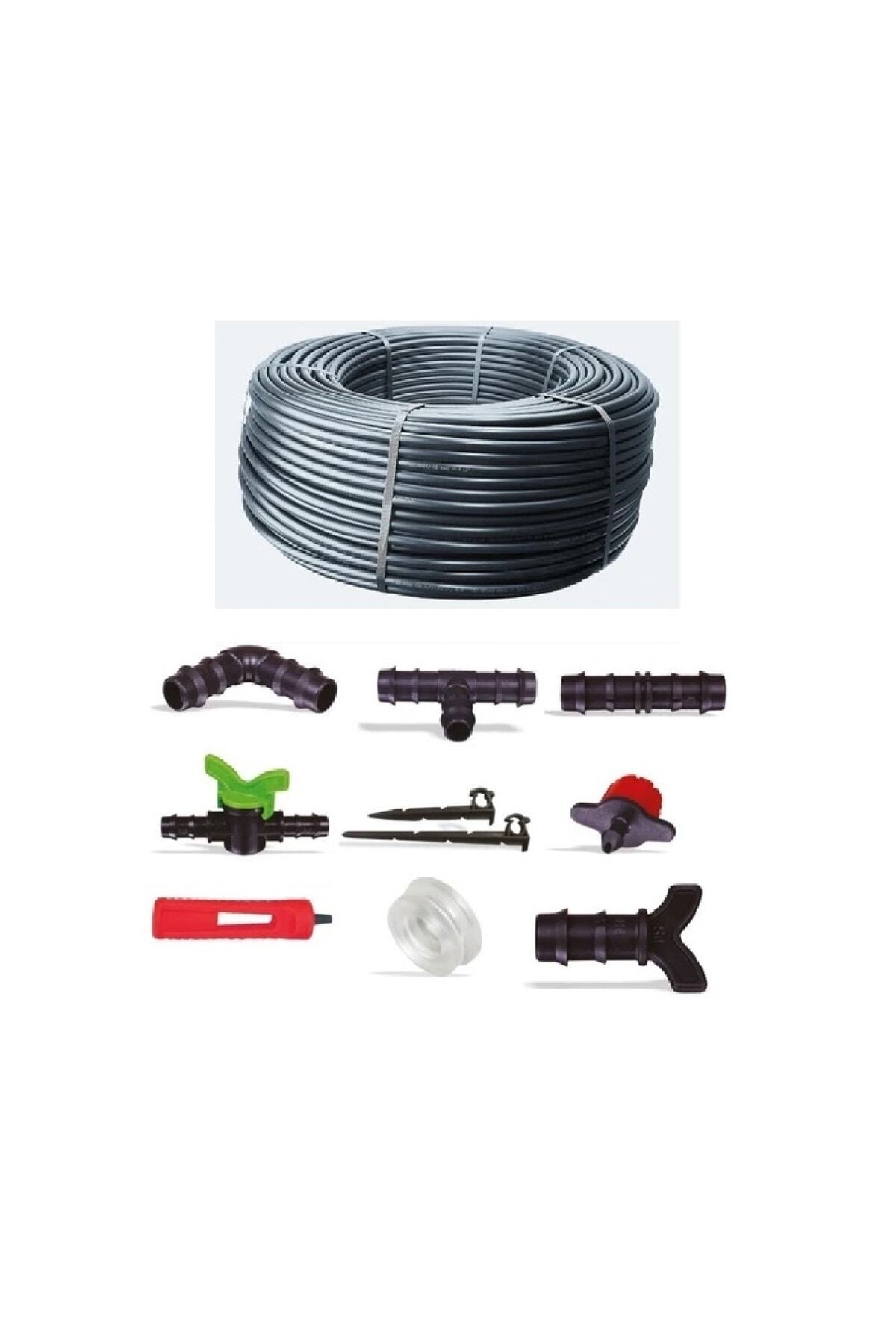 Karbon Plast 16 Mm Damlama Sulama Düz Boru 50 Mt Set 2 Fiyatı ...