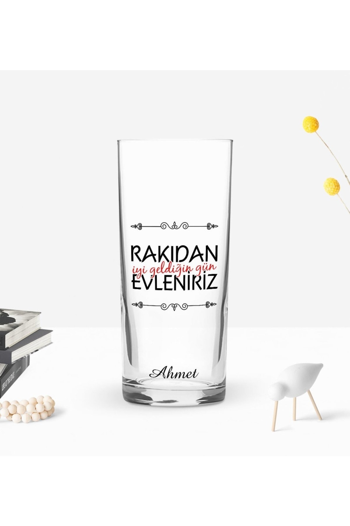 Bk Gift Kişiye Özel Renkli Baskılı Rakıdan Iyi Geldiğin Gün Tasarımlı ...