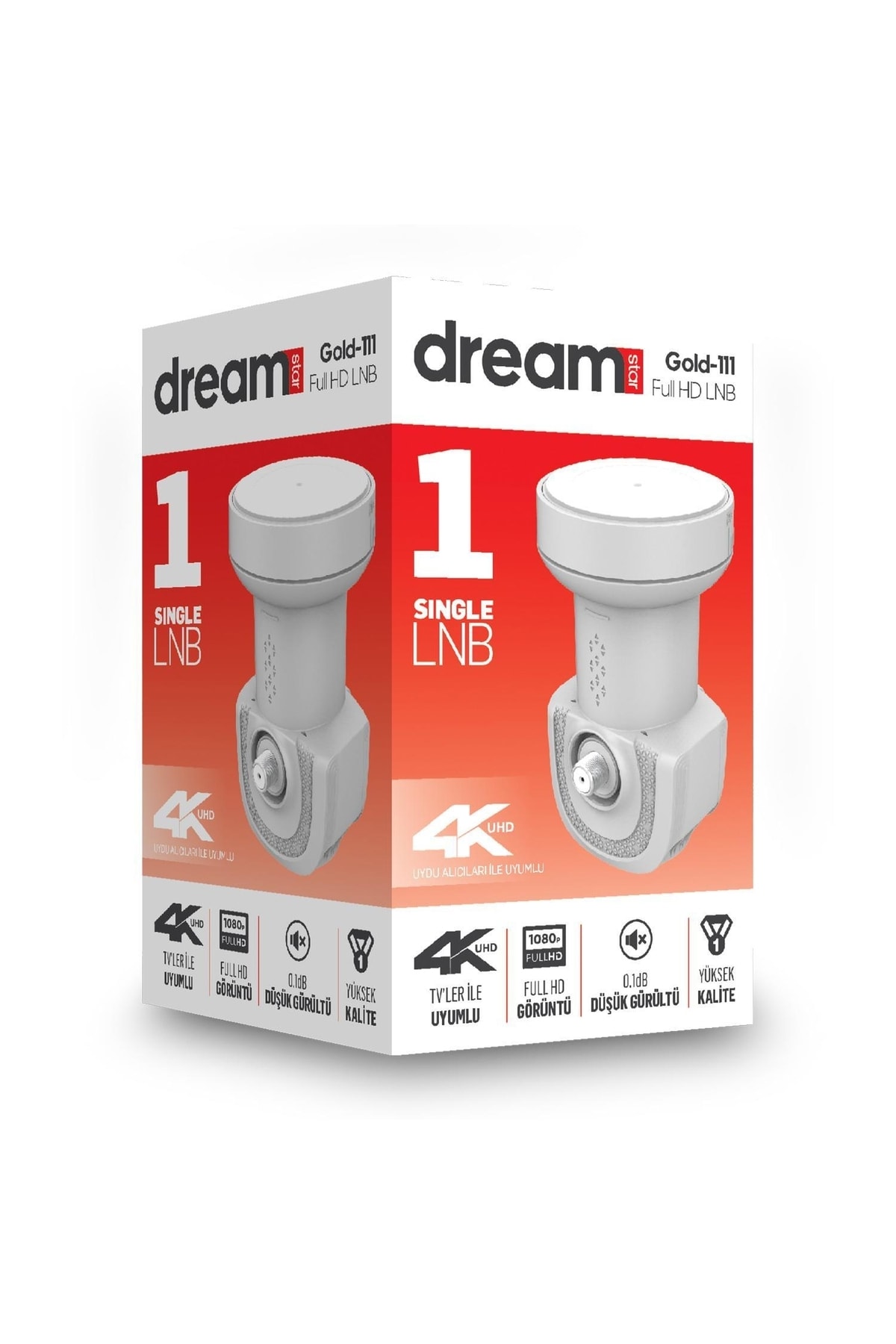 Dreamstar Gold-111 4k Single Tekli Lnb Full Hd 1080p - Fiyatı, Yorumları