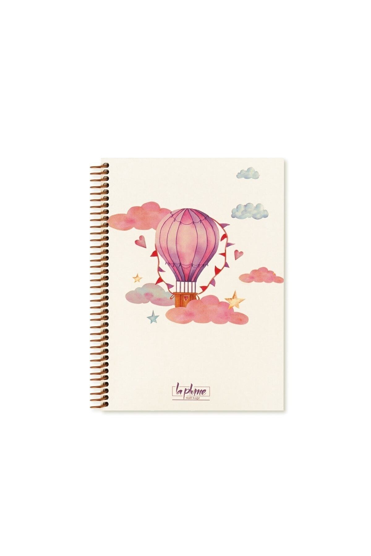 Keskin Color La Plume Balloon 17x24cm 80 Yaprak Kareli Spiralli Sert ...