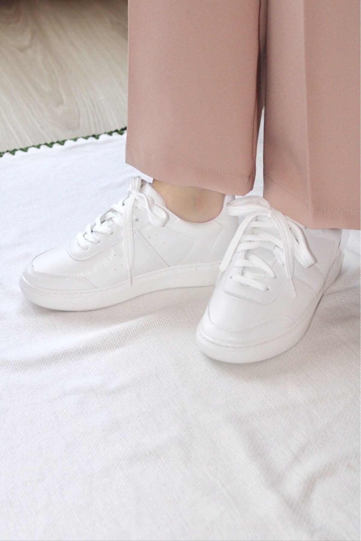 ATA SHOES Kadın Beyaz Sneaker Günlük Yürüyüş Ayakkabısı - Fiyatı, Yorumları